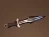 steel dagger 3D model | CGTrader