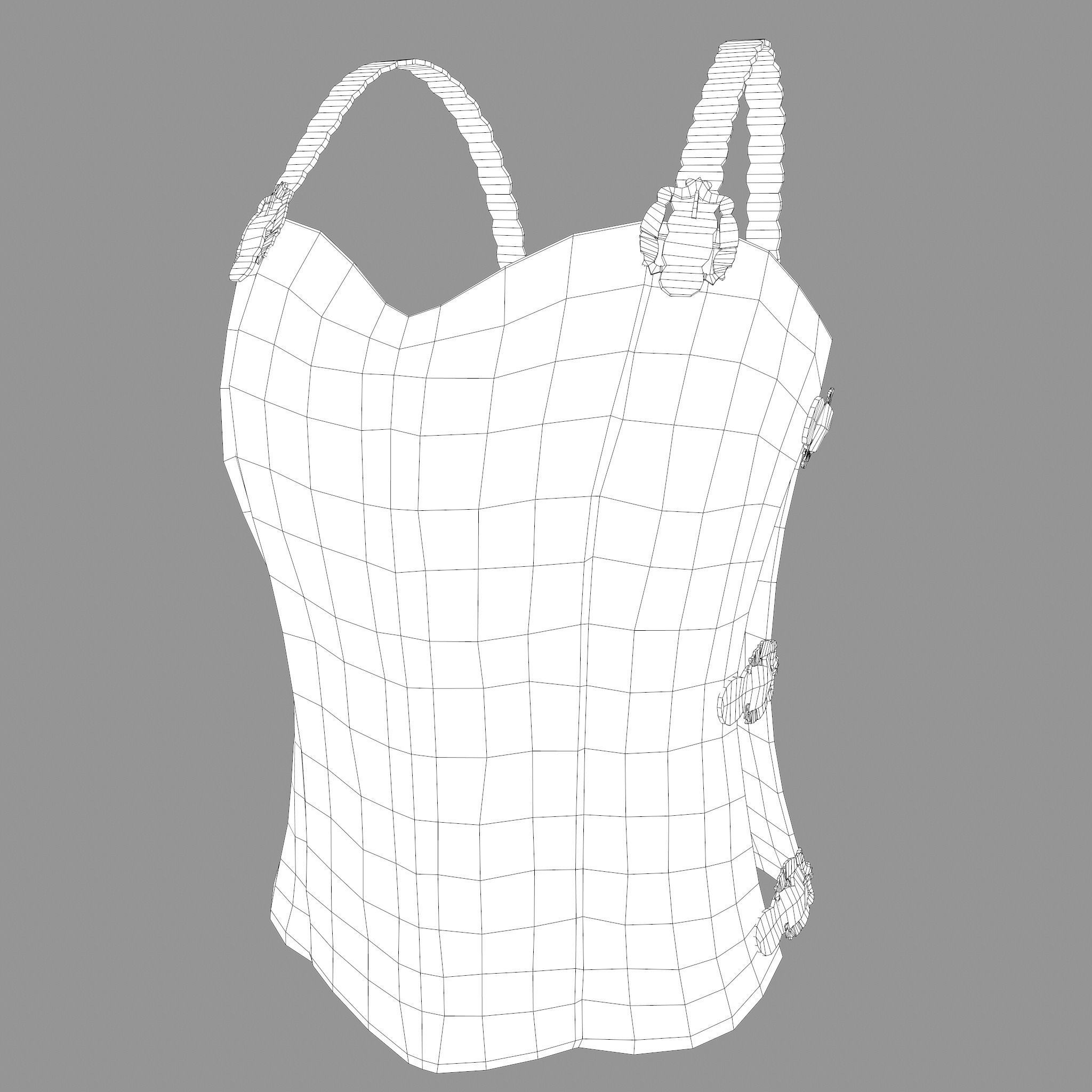 3D model Viking Female Chest Armor VR / AR / low-poly | CGTrader
