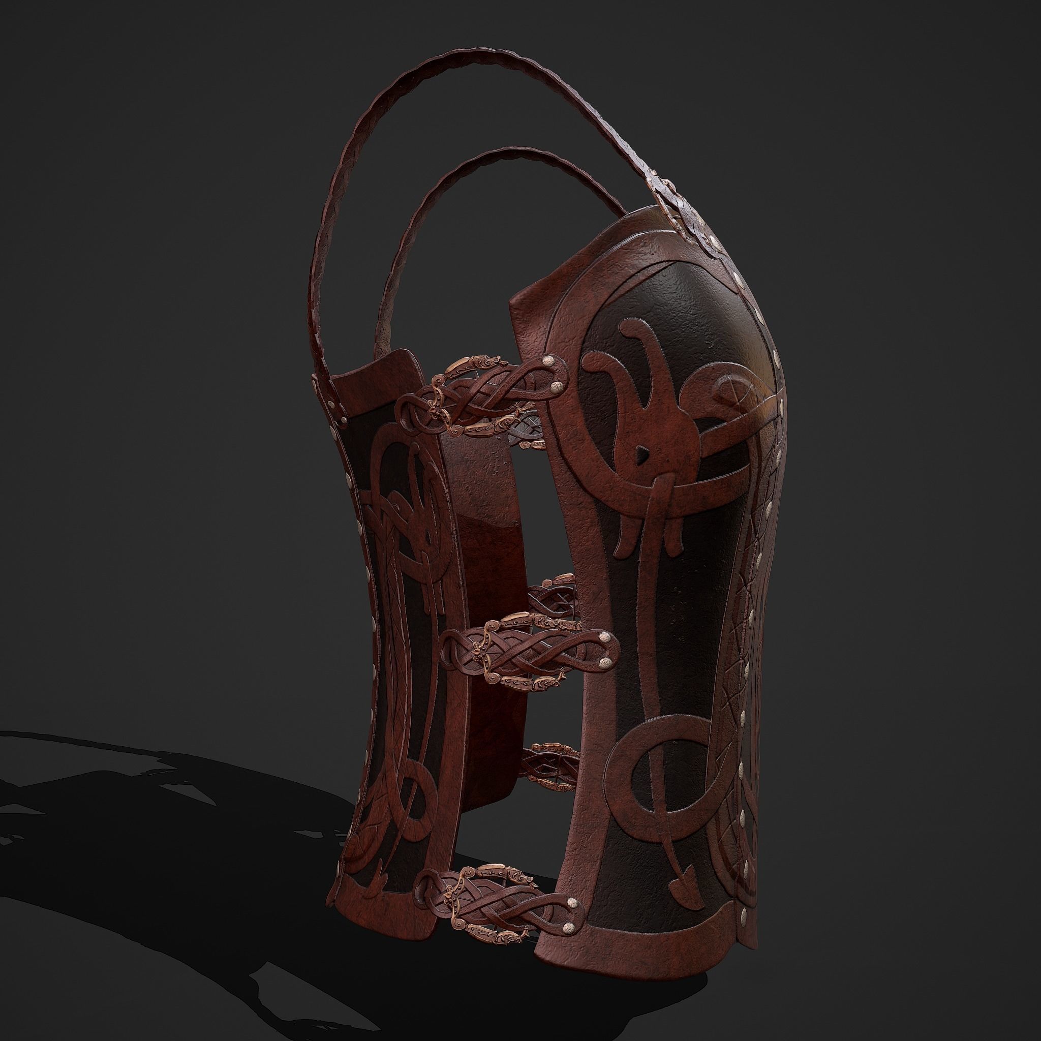 3D model Viking Female Chest Armor VR / AR / low-poly | CGTrader