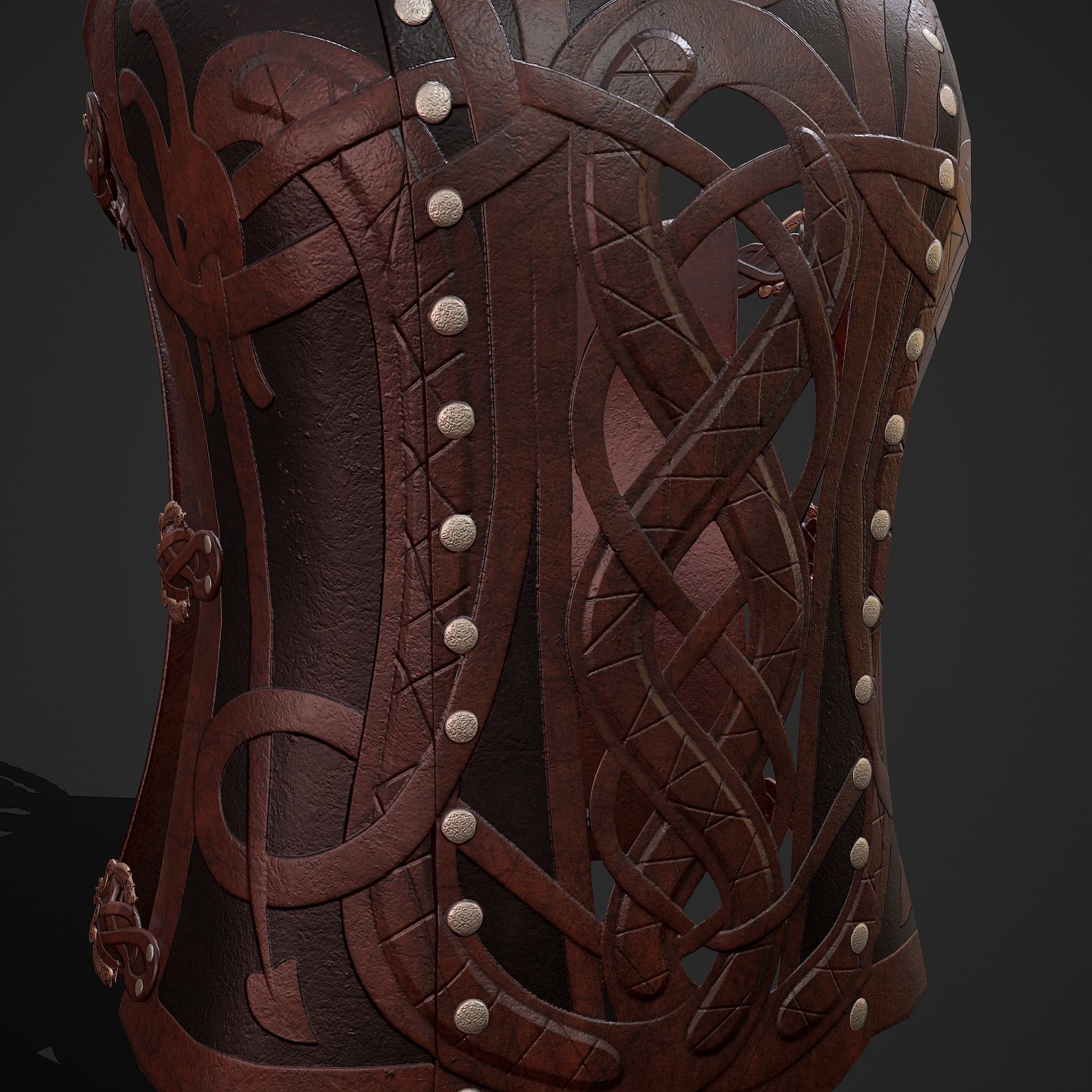 3D model Viking Female Chest Armor VR / AR / low-poly | CGTrader
