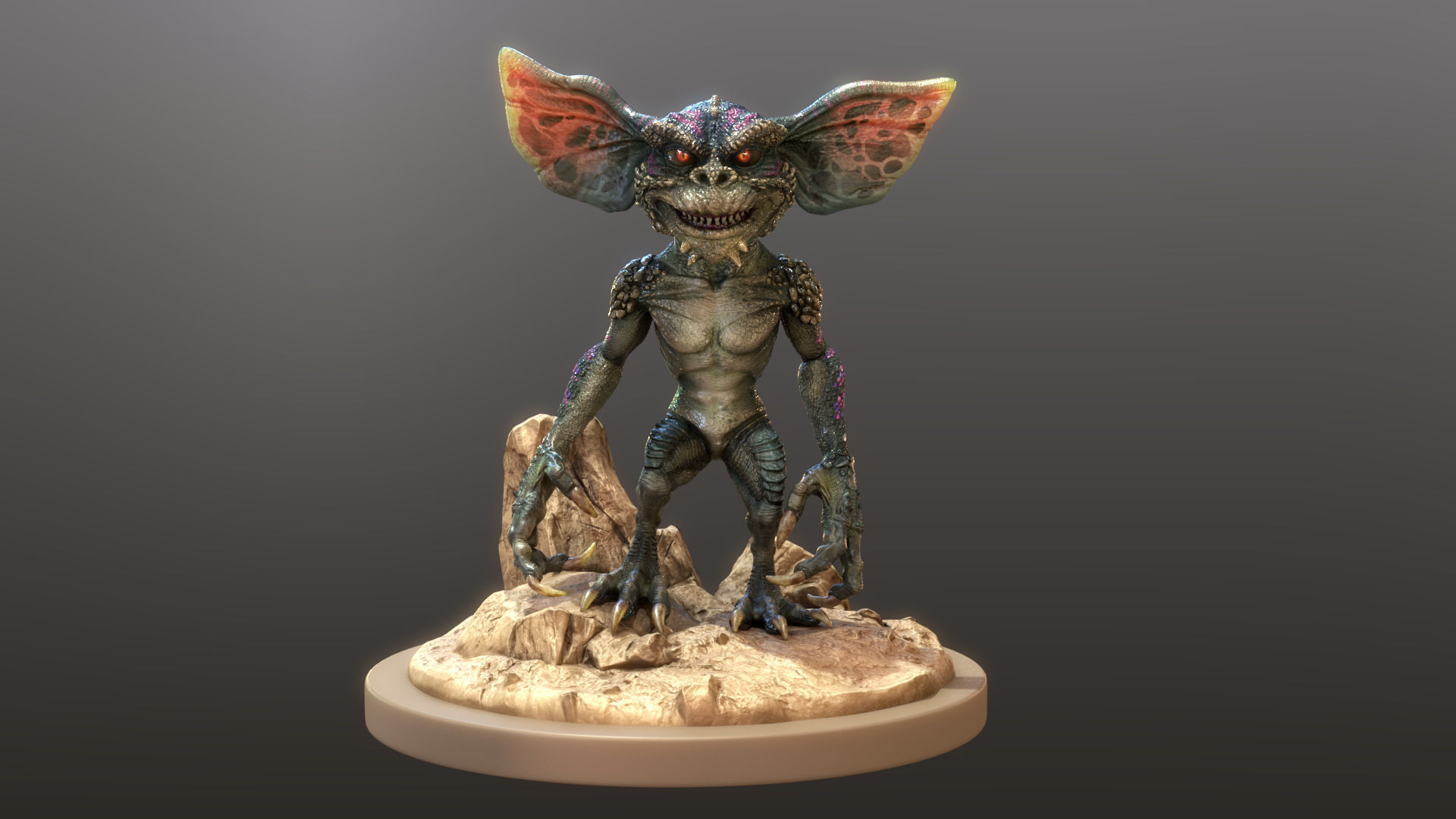Gremlin 3D model rigged | CGTrader