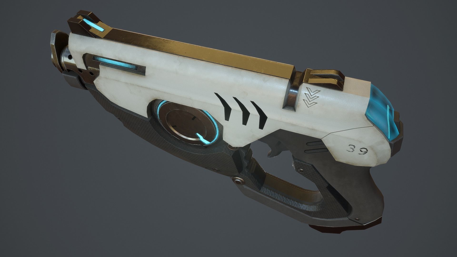 3D model Tracer Gun From Overwatch VR / AR / low-poly | CGTrader
