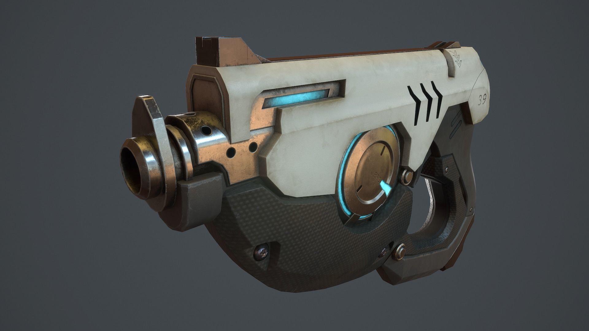 3D model Tracer Gun From Overwatch VR / AR / low-poly | CGTrader