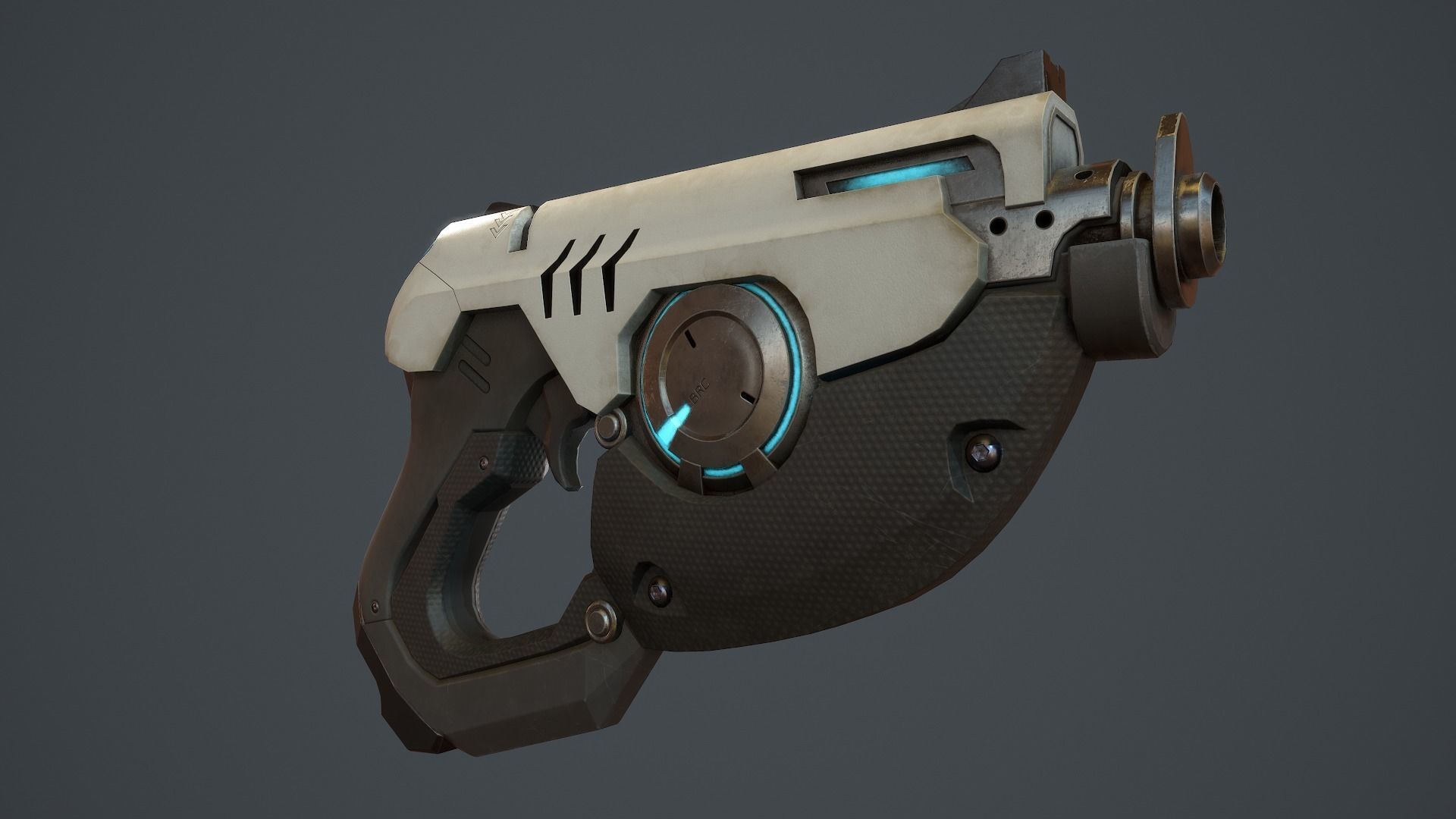 3D model Tracer Gun From Overwatch VR / AR / low-poly | CGTrader