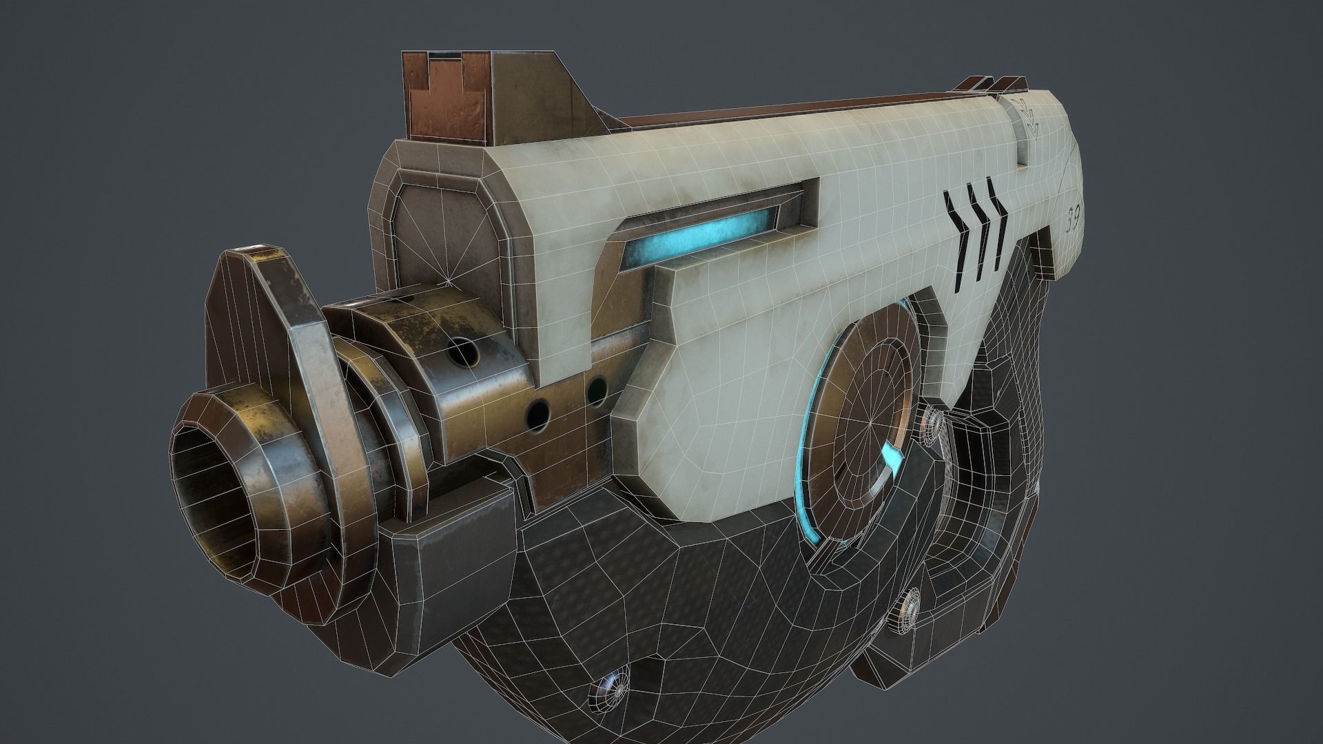 3D model Tracer Gun From Overwatch VR / AR / low-poly | CGTrader
