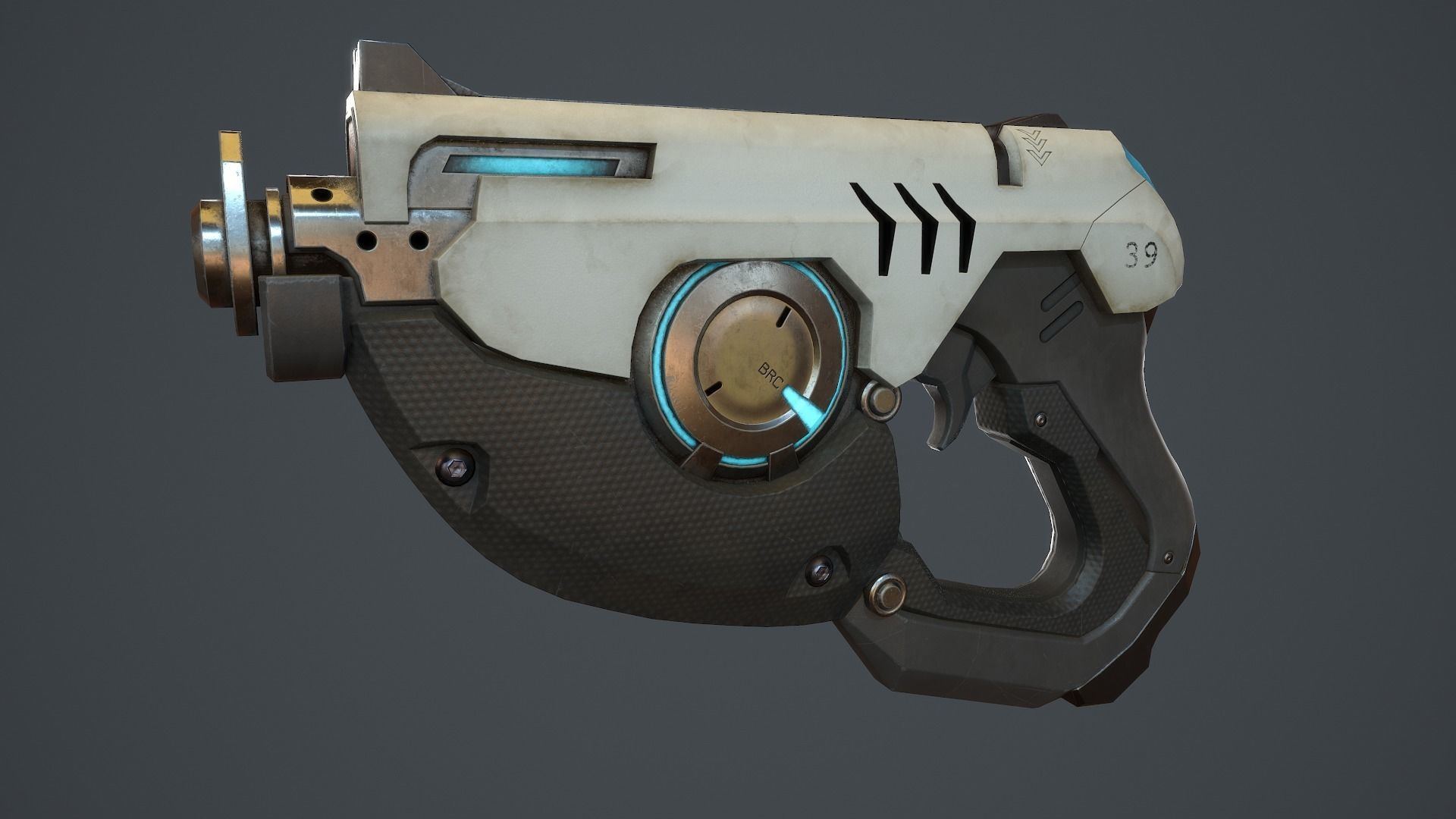 3D model Tracer Gun From Overwatch VR / AR / low-poly | CGTrader
