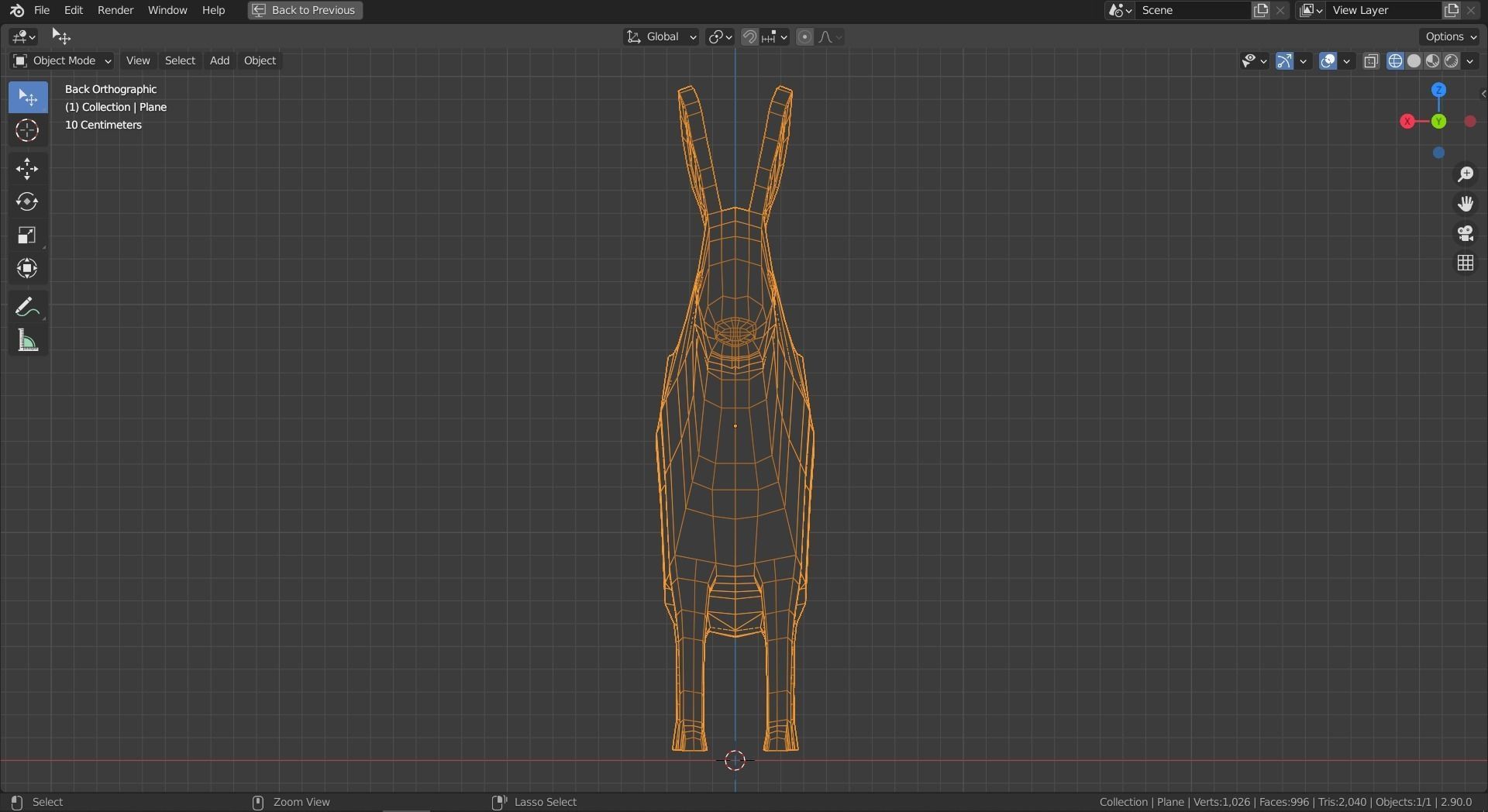3D model Cartoon Polar Hare VR / AR / low-poly | CGTrader