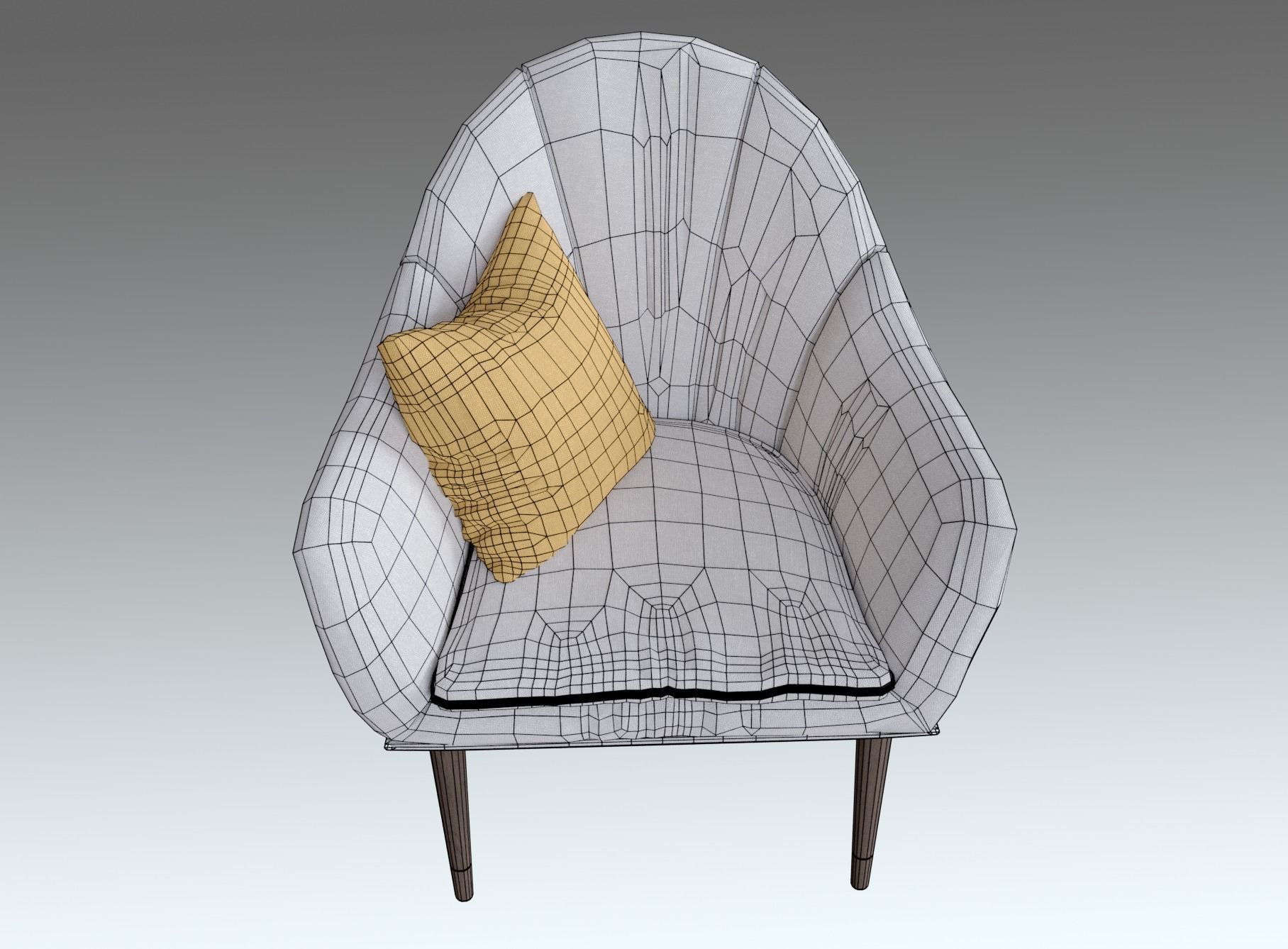 Free Armchair free 3D model | CGTrader