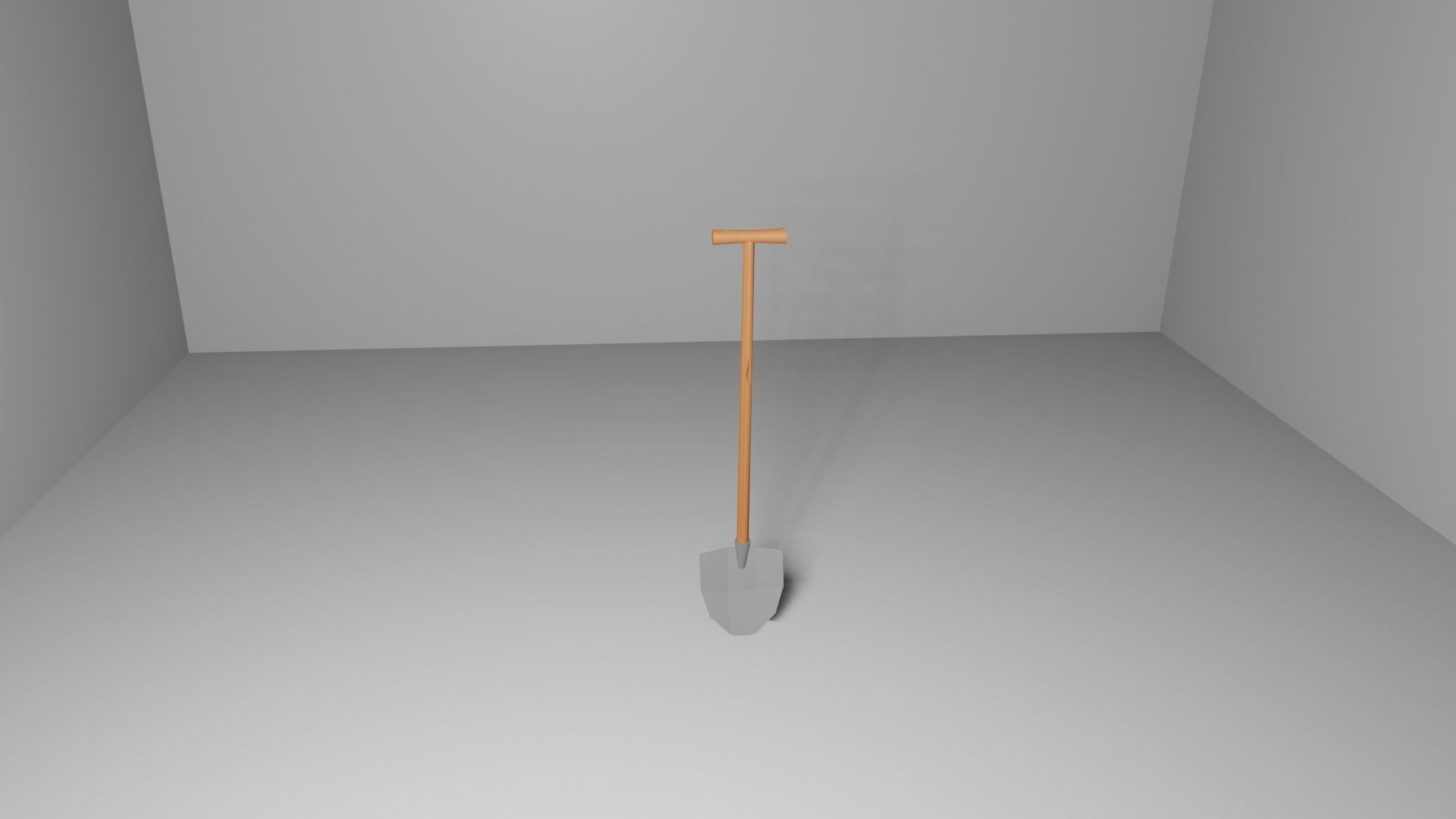 shovel low poly 3D model 3D model | CGTrader