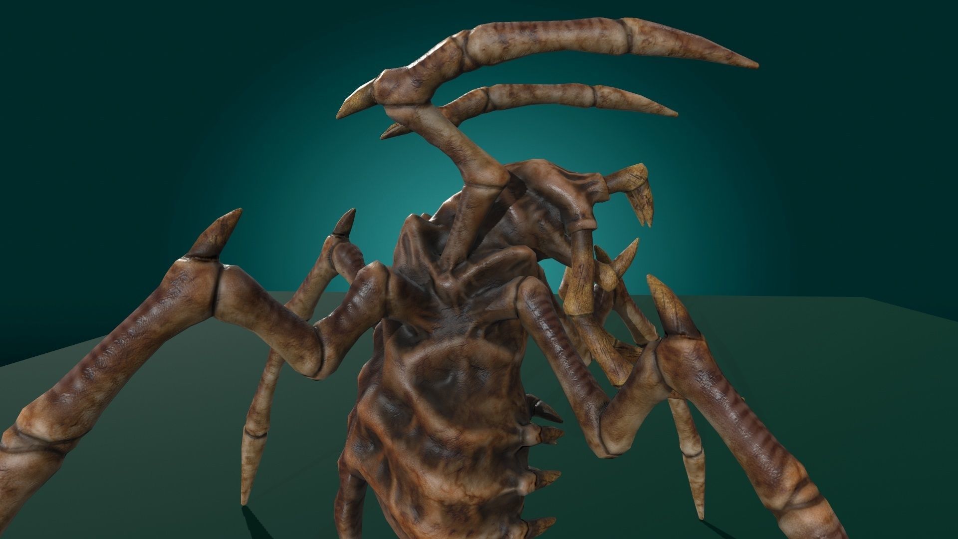 3D model Insect Tusk Monster VR / AR / low-poly rigged animated | CGTrader