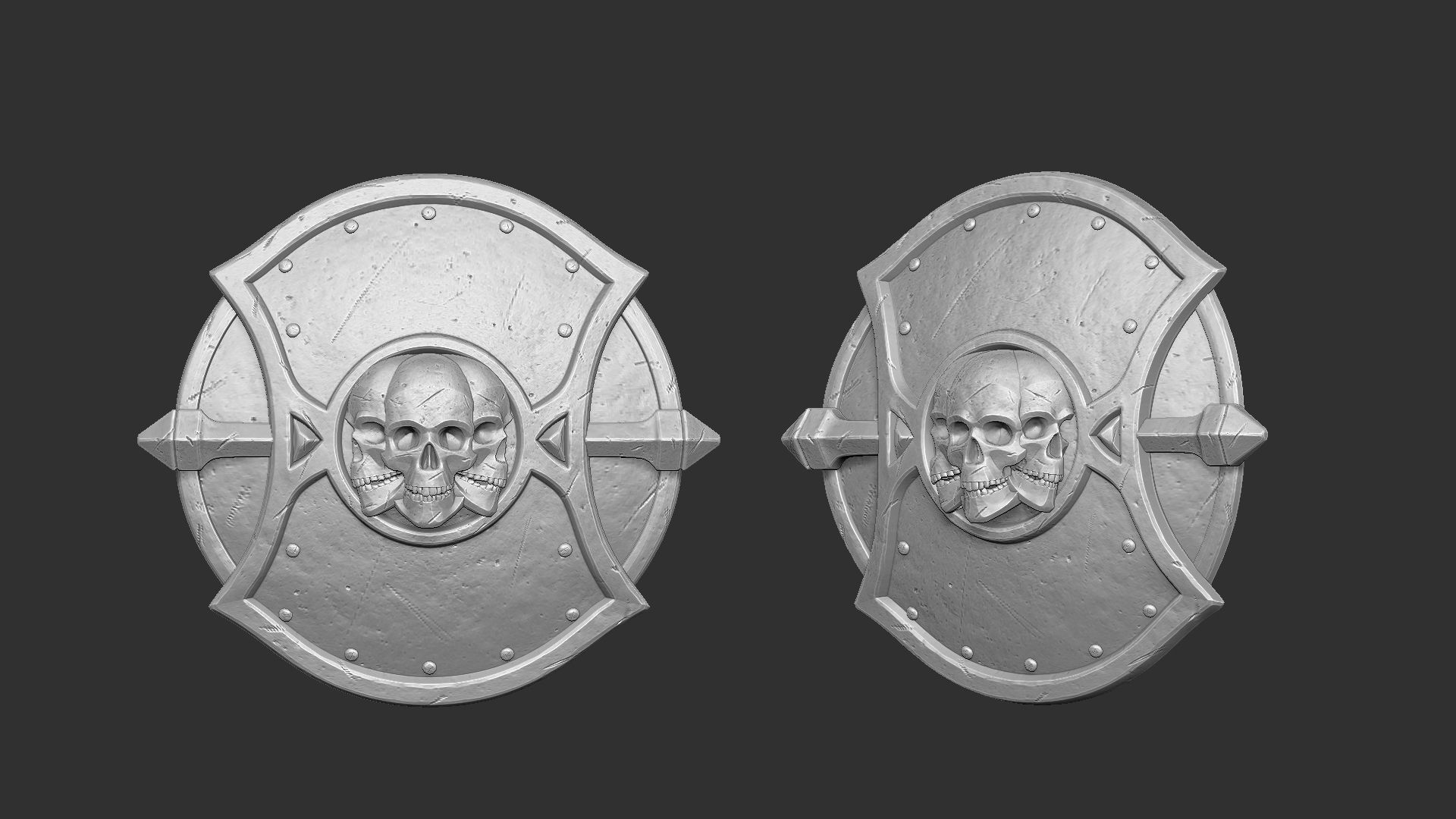 Weapon - Shield Collection High Poly 3D model | CGTrader