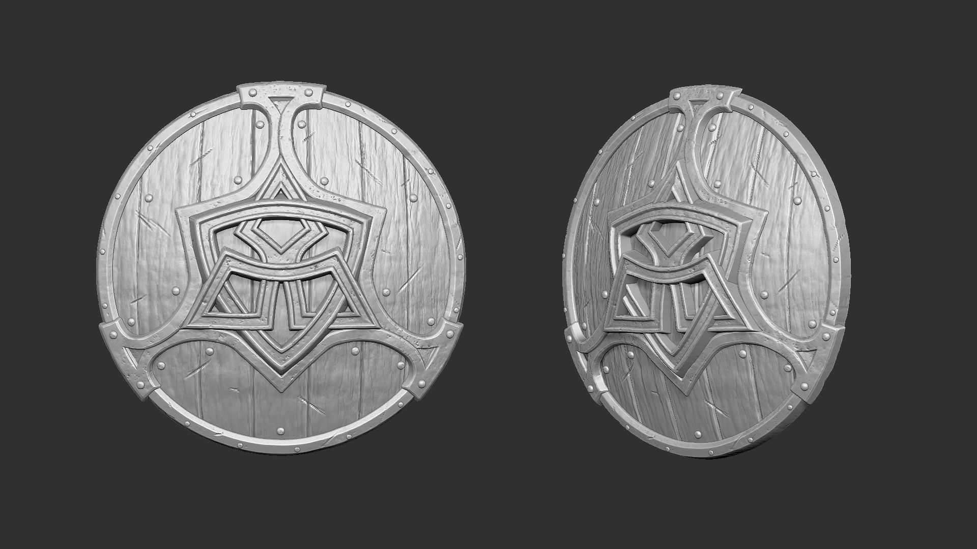 Weapon - Shield Collection High Poly 3D model | CGTrader