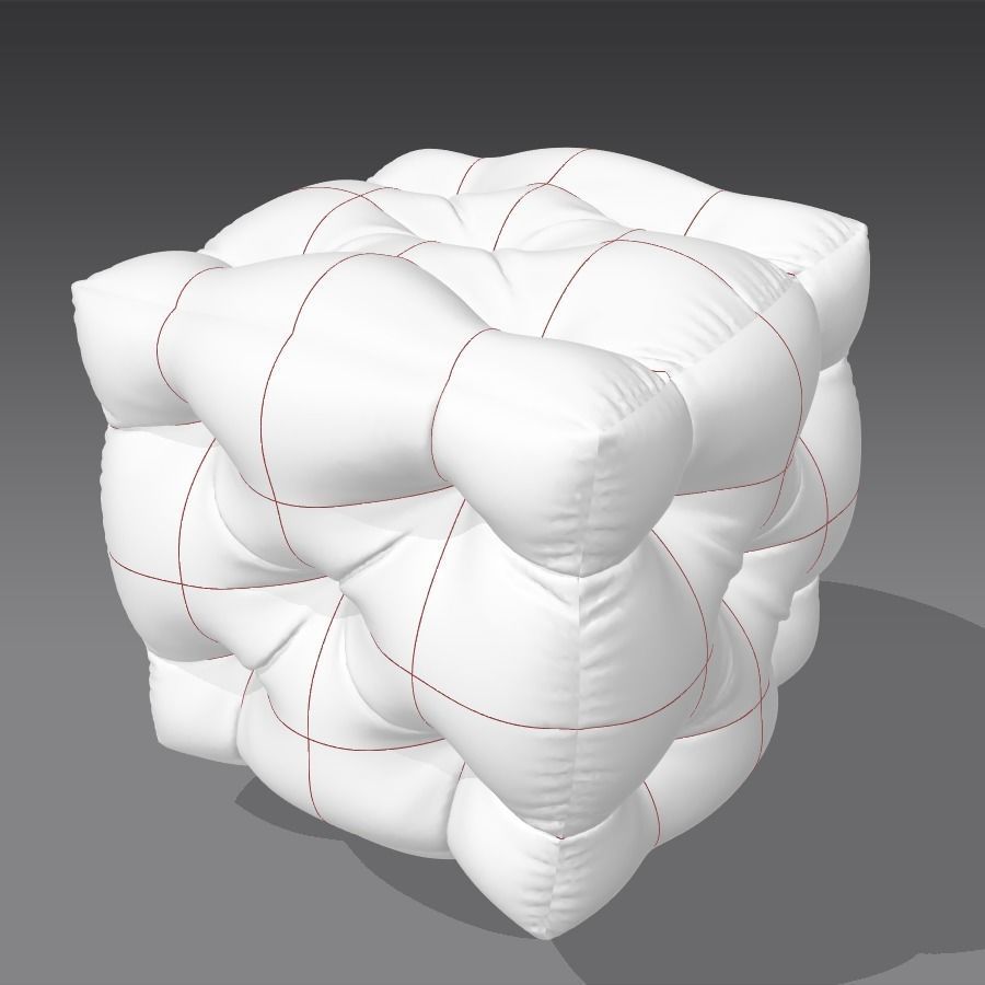 chair puff 3D model | CGTrader