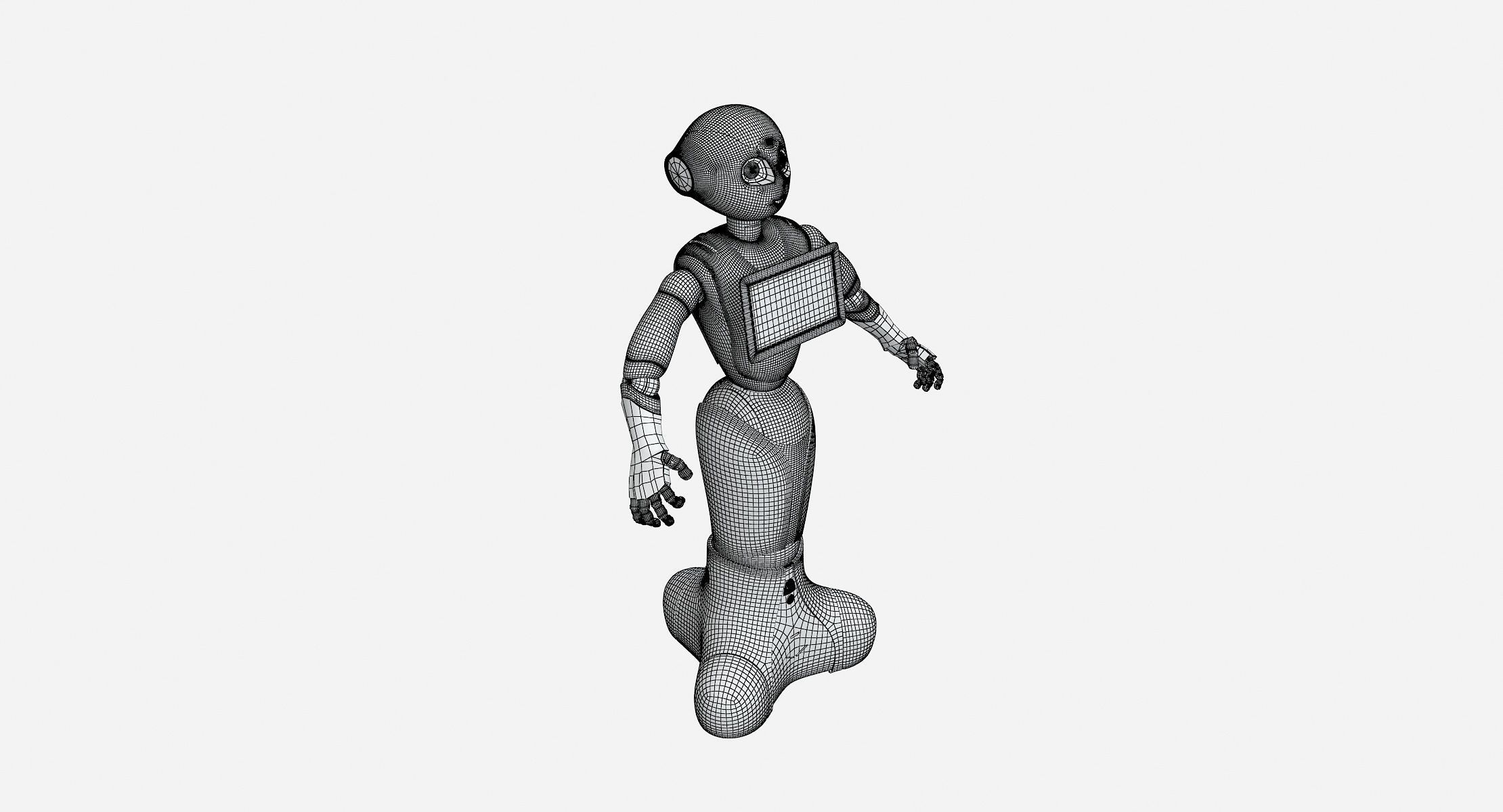 Pepper The Robot 3D model | CGTrader