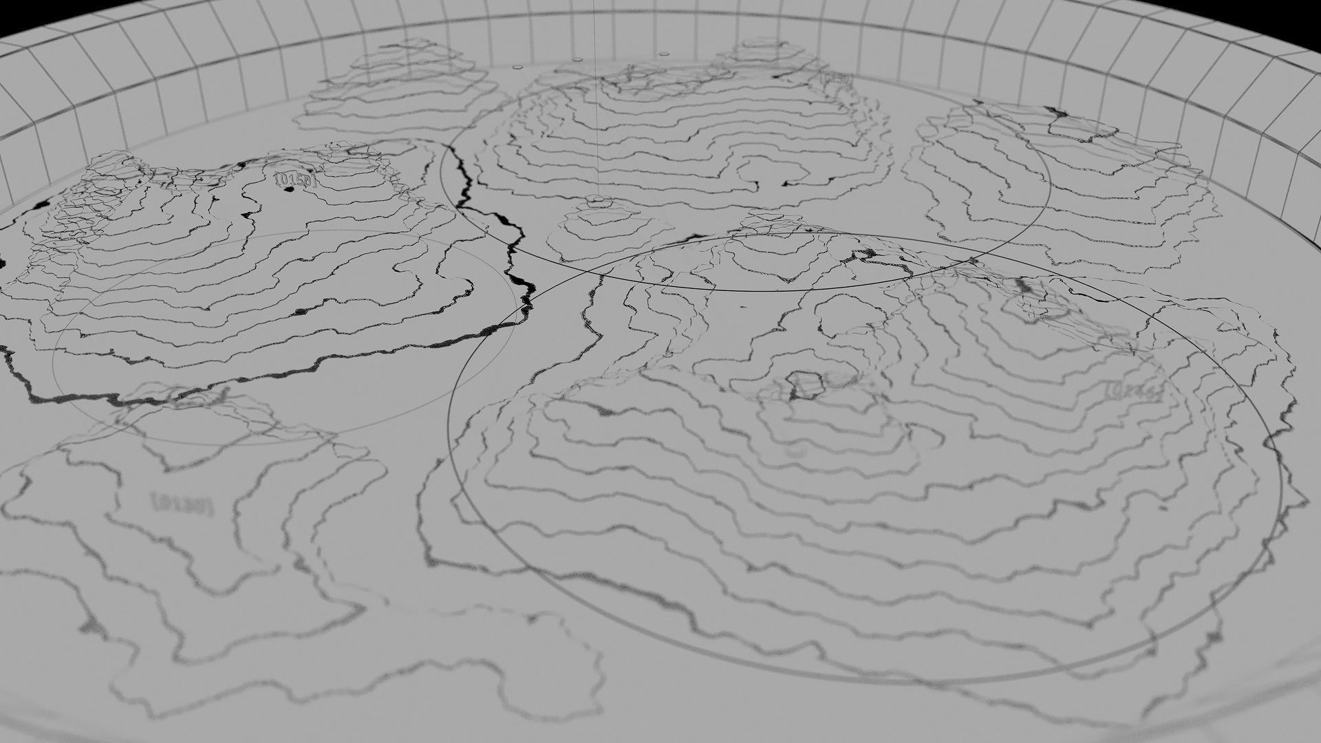 Digital Terrain 3D model animated | CGTrader