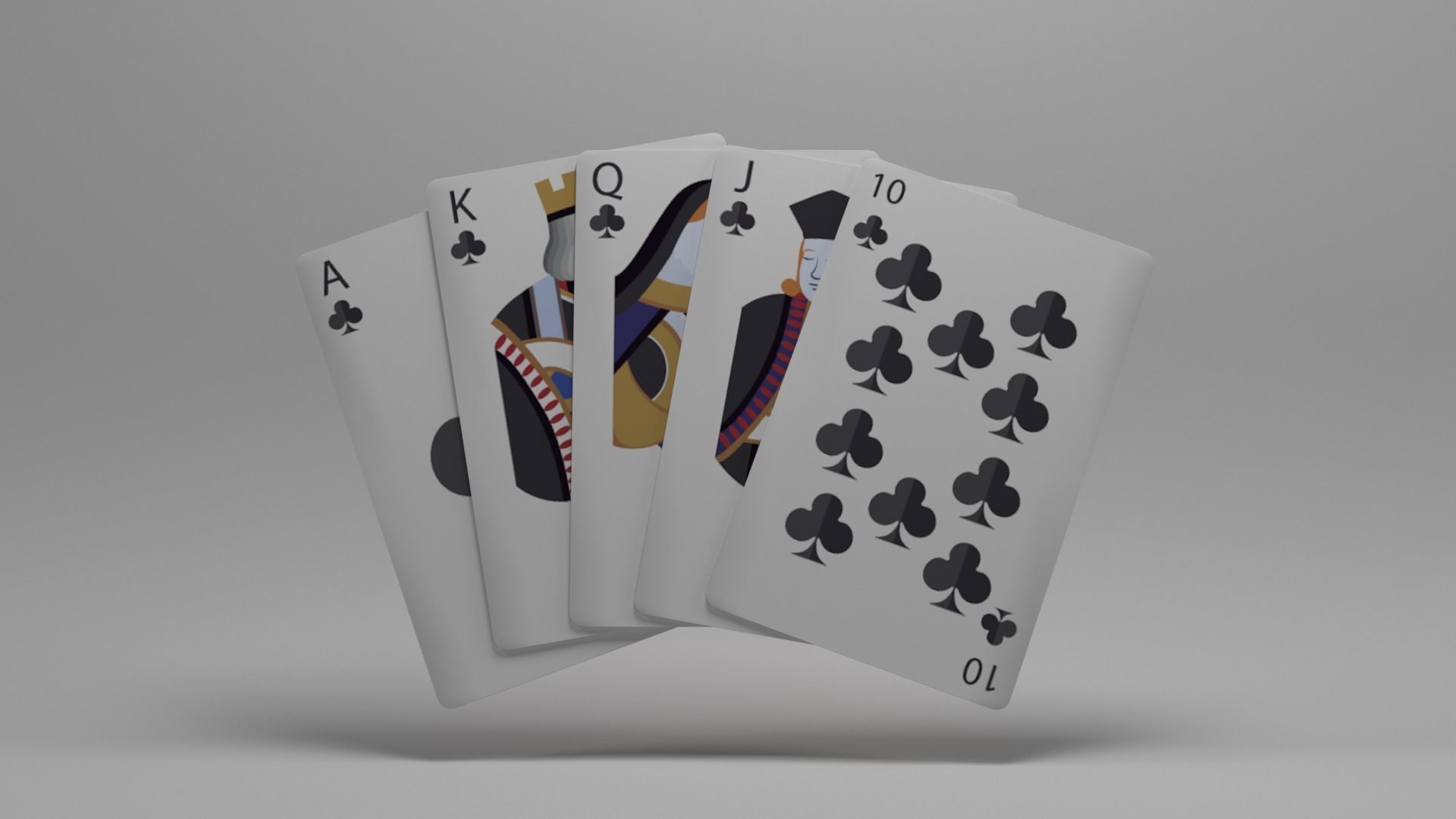 54 Playing Cards 3D model | CGTrader
