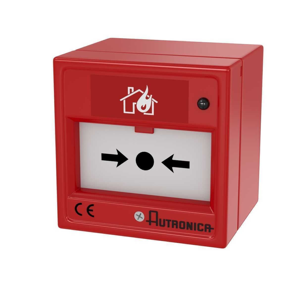 Manual call point with SelfVerify Autronica 3D model | CGTrader