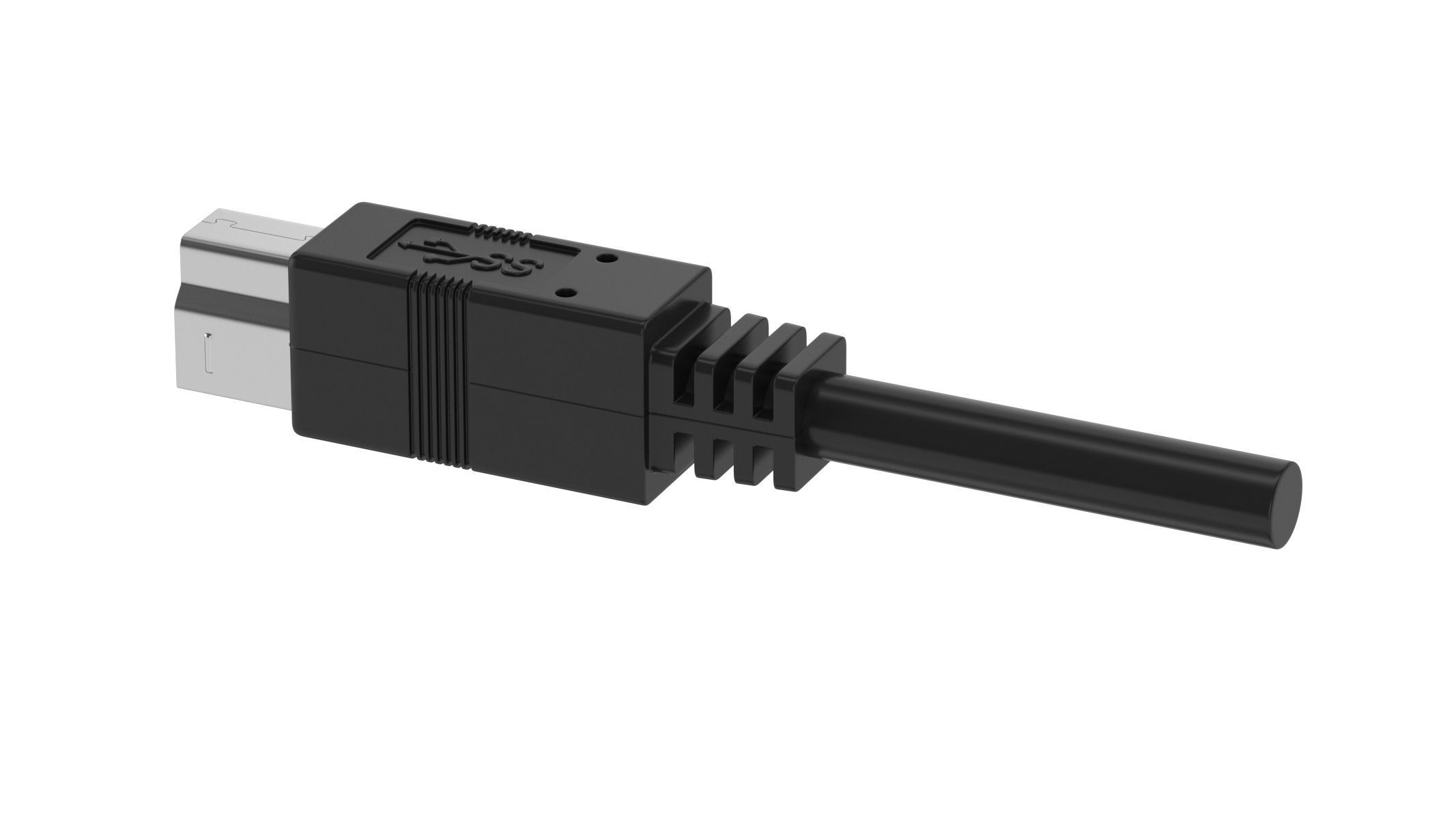 USB Type B Male Module 3D model | CGTrader