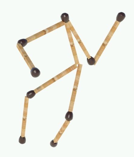 matchstick man 3D model | CGTrader