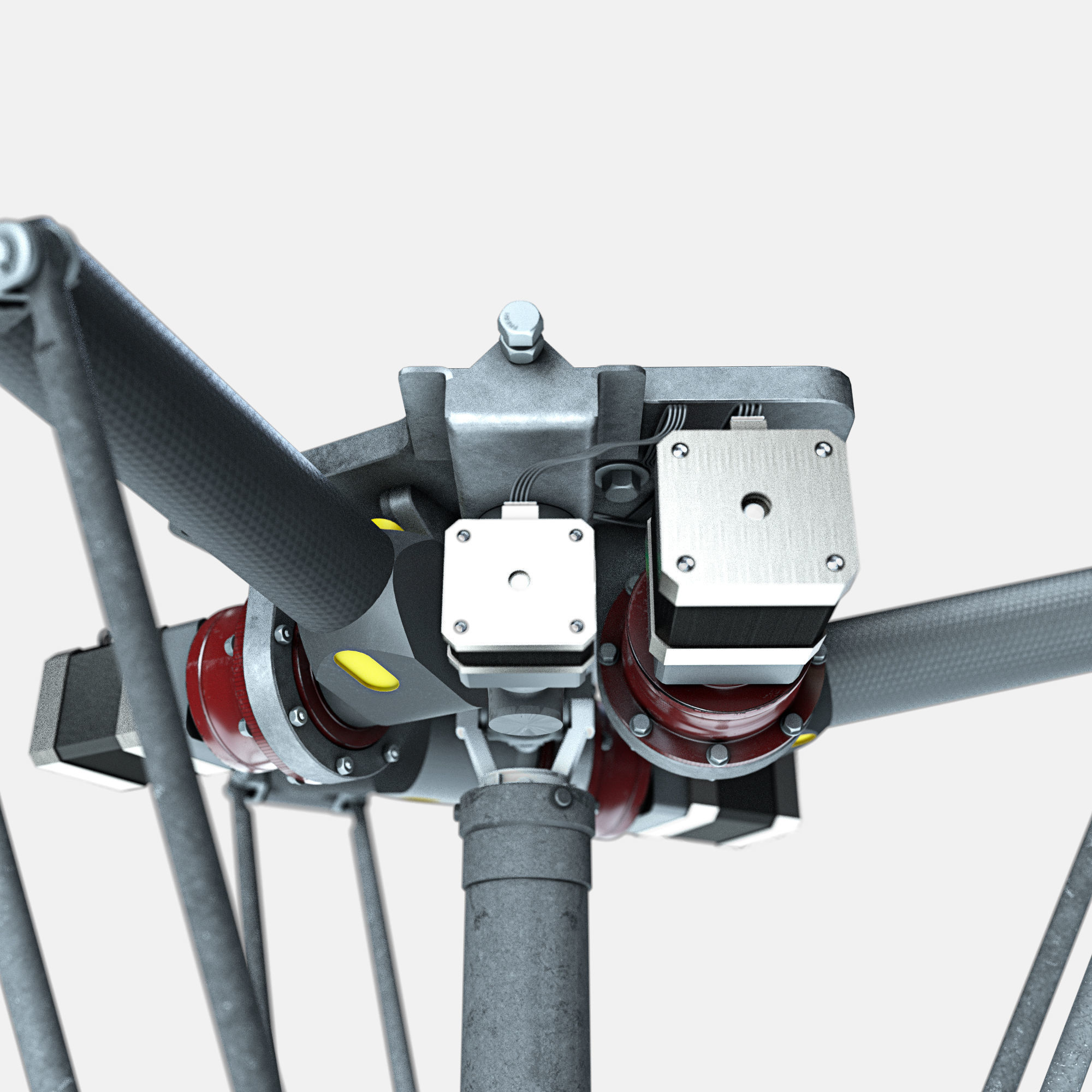 Delta robot Autonox 3D model animated rigged | CGTrader