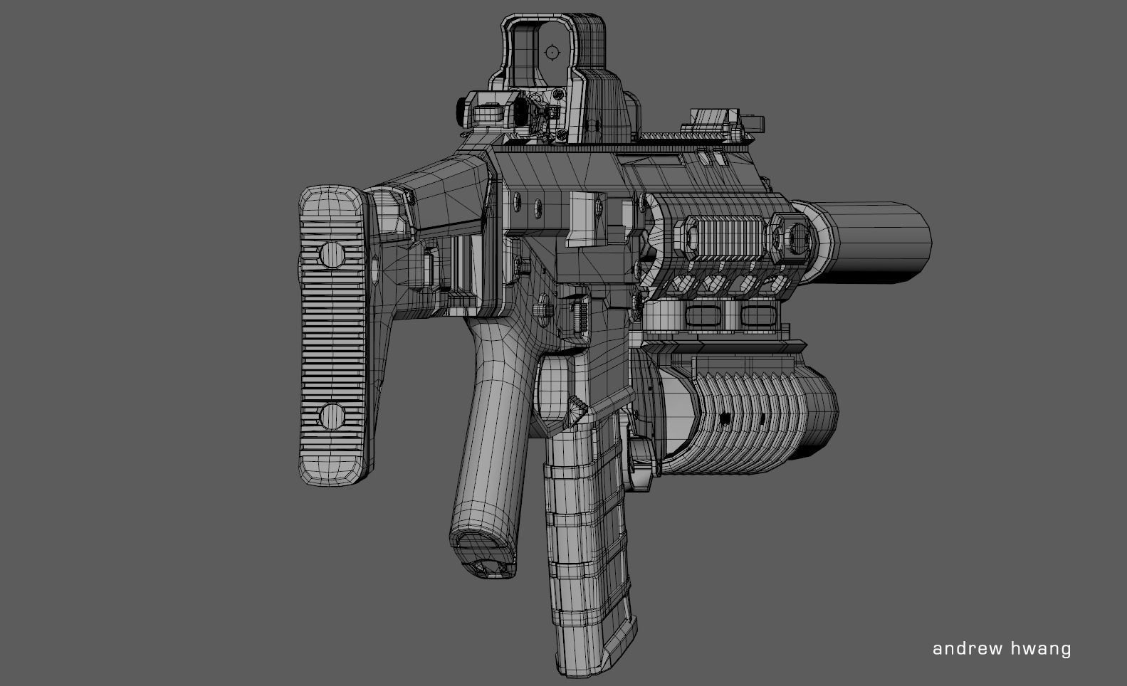 ACR Rifle 2x Color Versions Black and Tan 3D model | CGTrader
