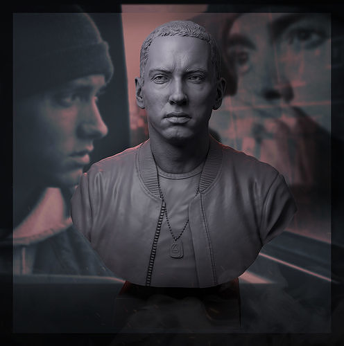 Eminem 3D model 3D printable | CGTrader