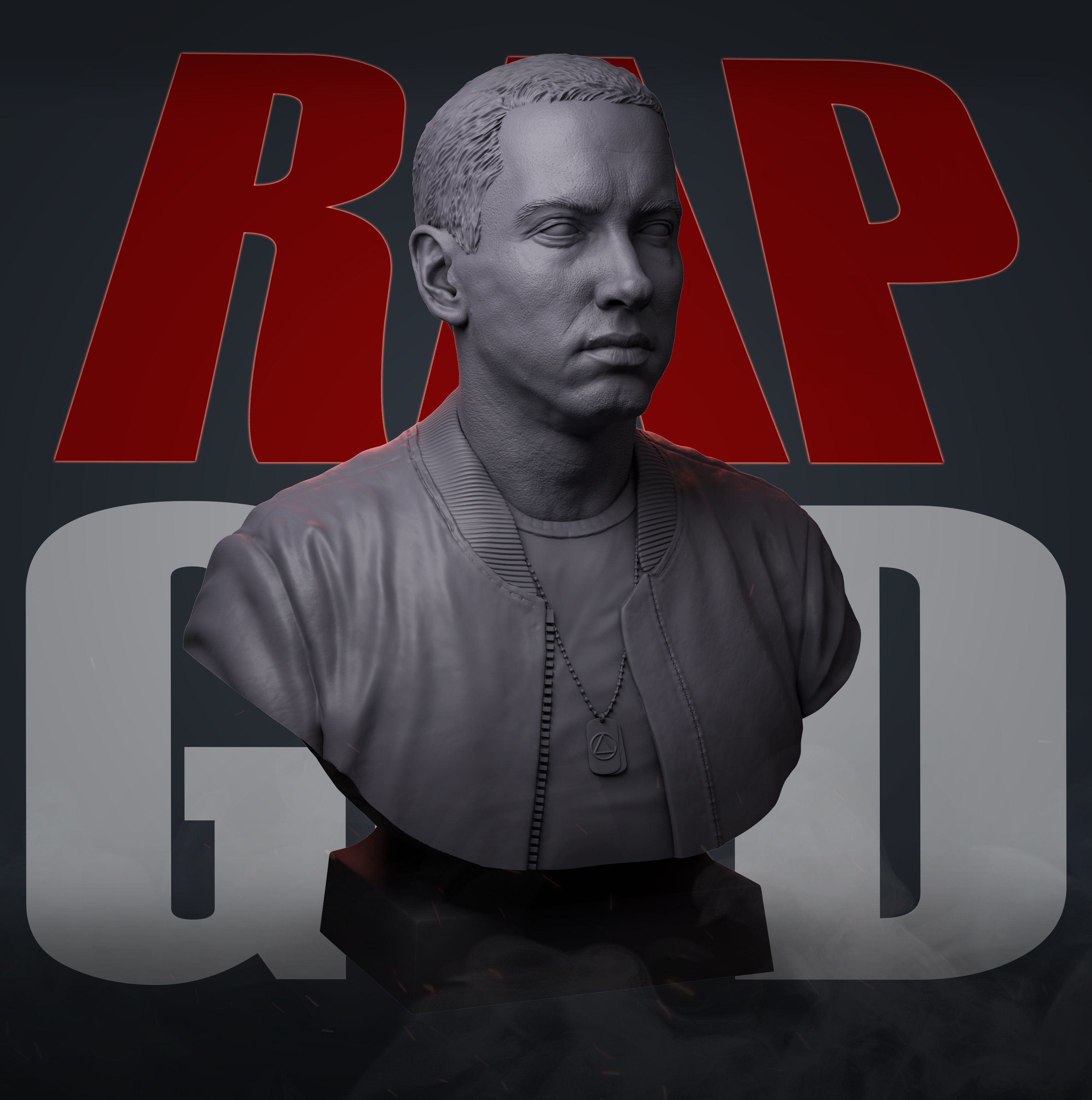 Eminem 3D model 3D printable | CGTrader