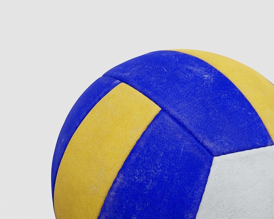 Volleyball with textures 3D model | CGTrader