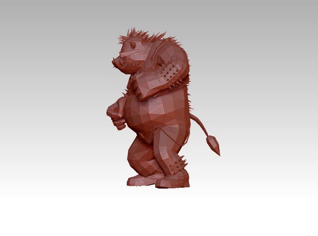 3D model Orge Monster low poly troll VR / AR / low-poly | CGTrader