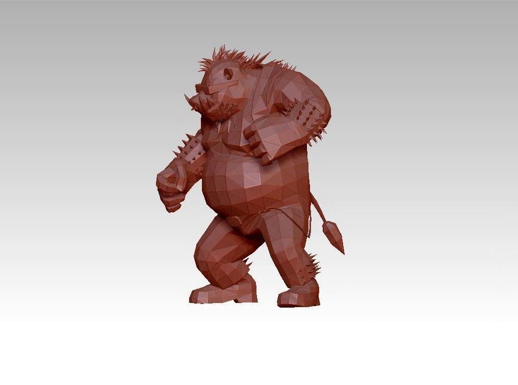 3D model Orge Monster low poly troll VR / AR / low-poly | CGTrader