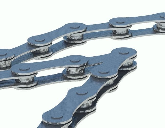 Bicycle chain 3D model | CGTrader