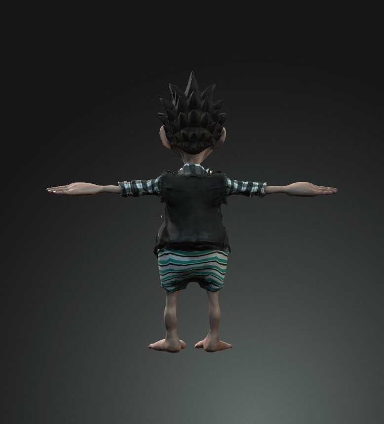 3d funny bona character for movie short films animation vfx 3D model ...