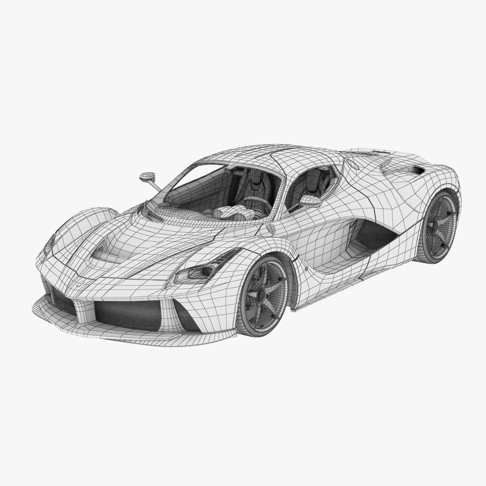 Ferrari Laferrari 2014 3D model | CGTrader