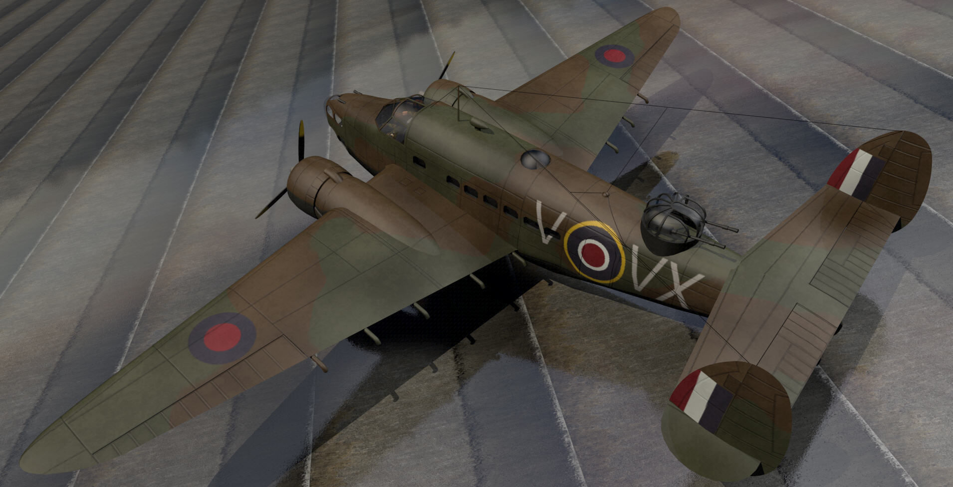 Lockheed Hudson Mk-1 3D model | CGTrader