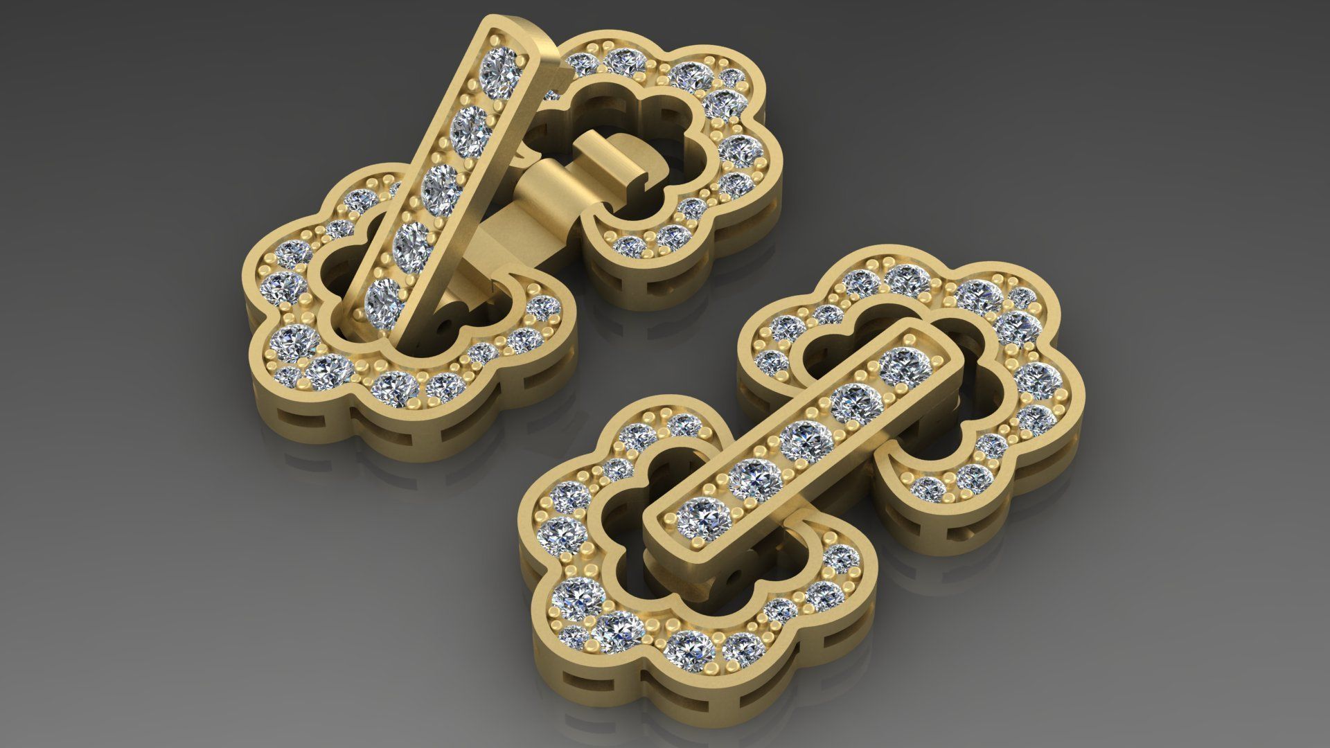 Jewelry Locks 3D model 3D printable | CGTrader