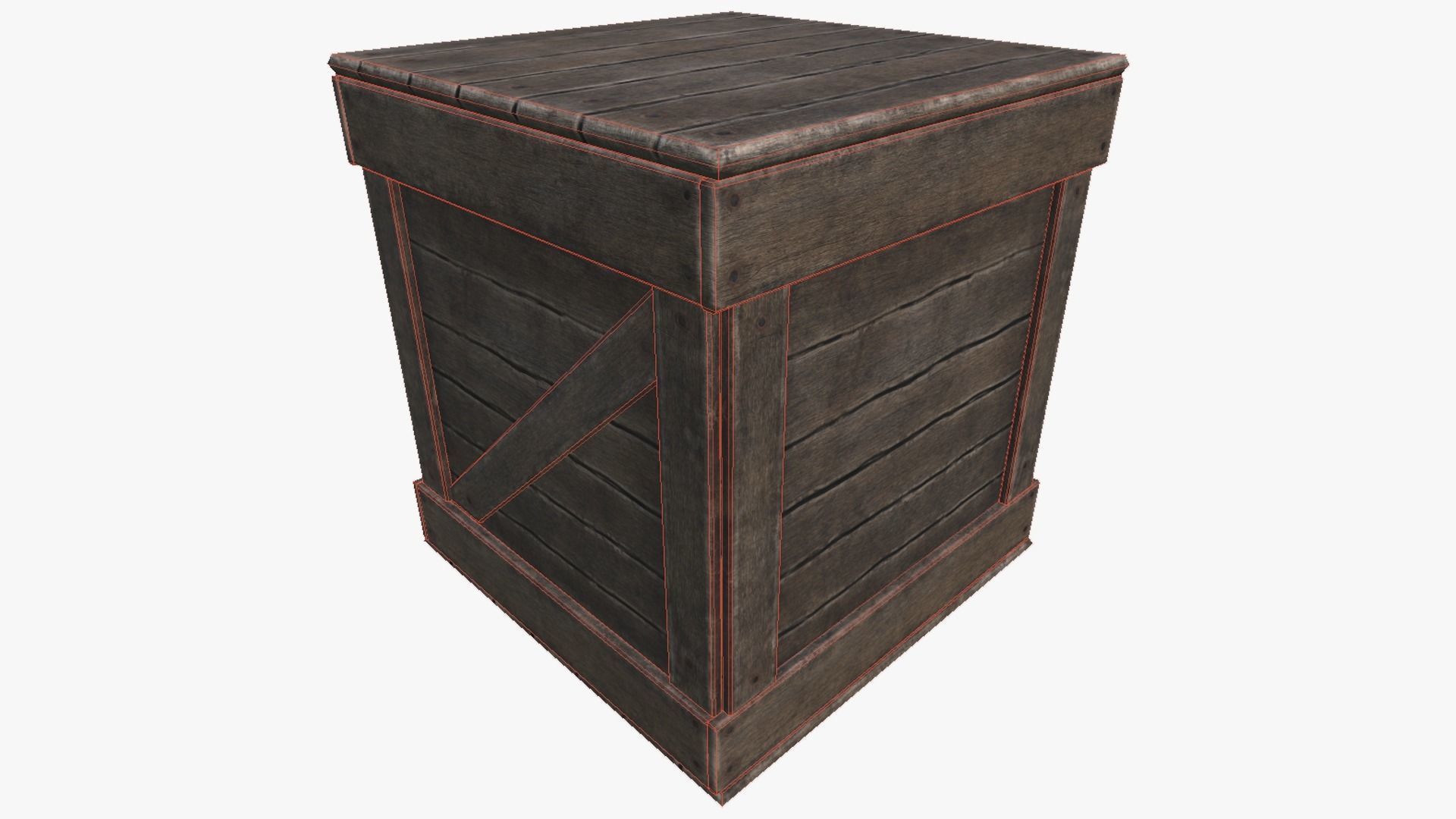 3D model Medieval Box VR / AR / low-poly | CGTrader