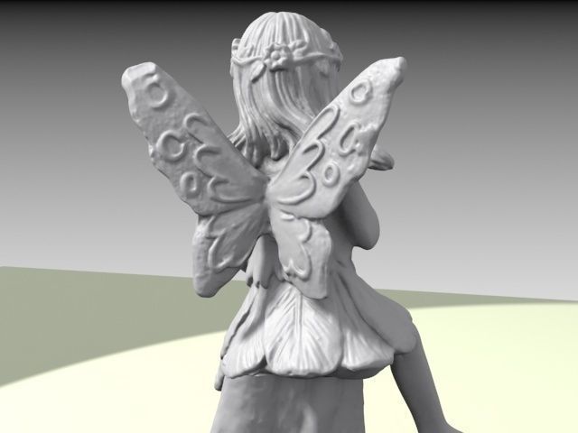 Little Fairy 3D model 3D printable | CGTrader
