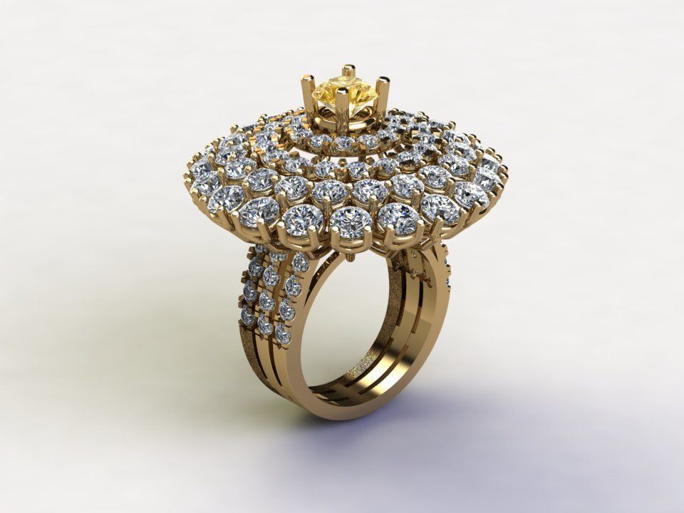 women ring new model design in Asia R20 | CGTrader