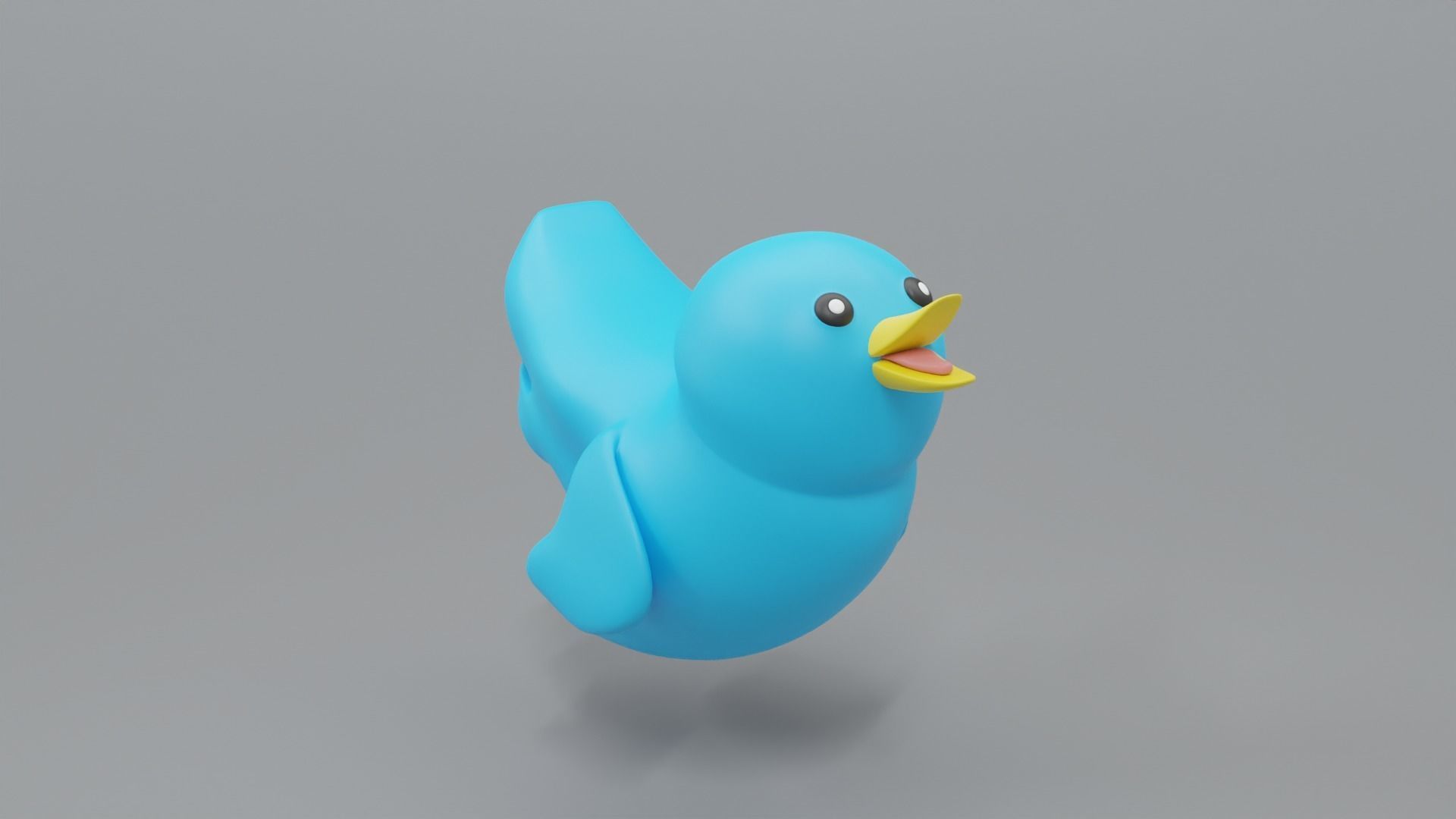 Twitter Social Media Mascot 3D model | CGTrader