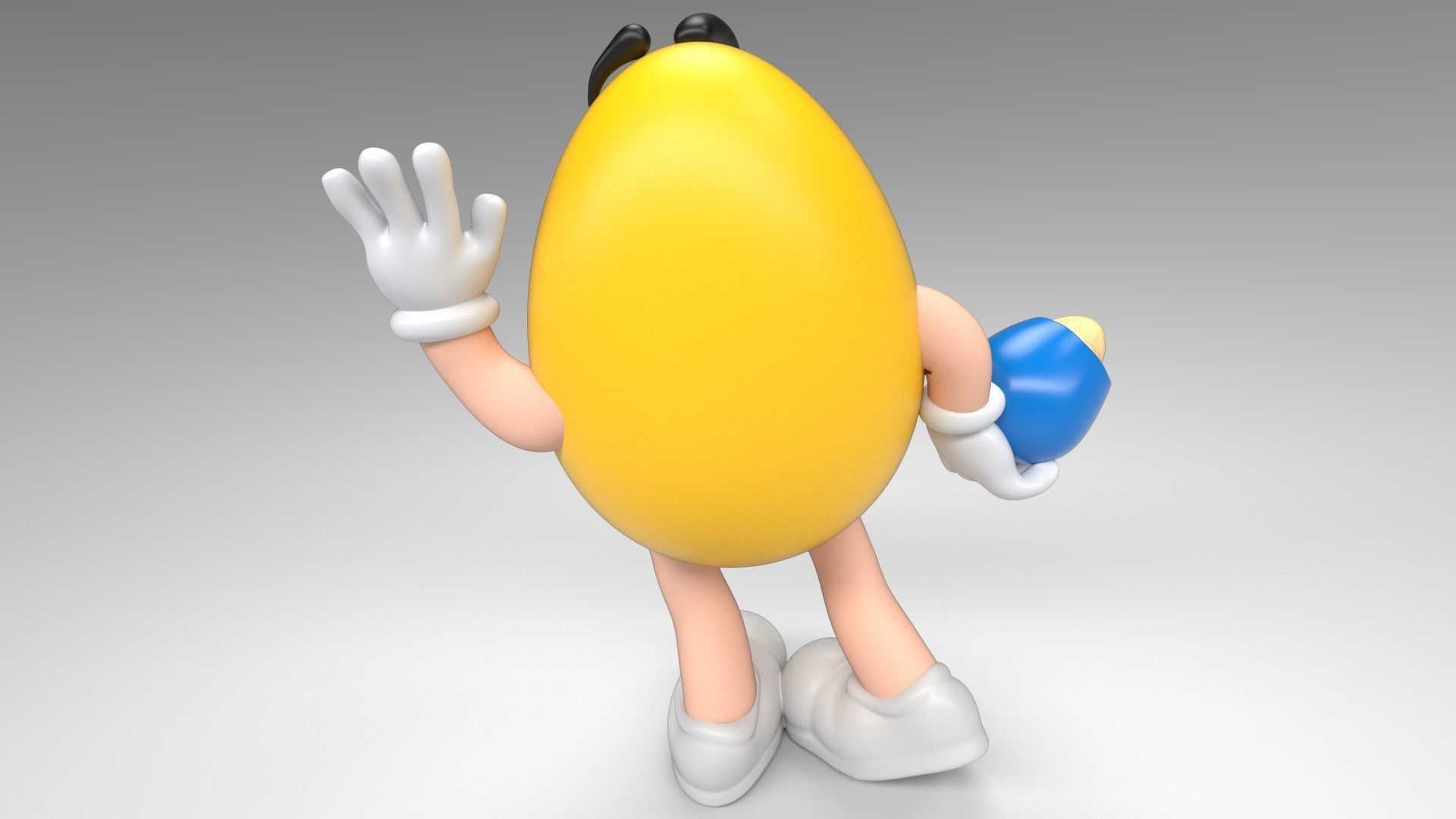 3D model MandM s Character VR / AR / low-poly | CGTrader