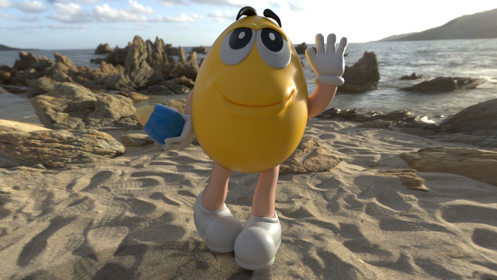 3D model MandM s Character VR / AR / low-poly | CGTrader