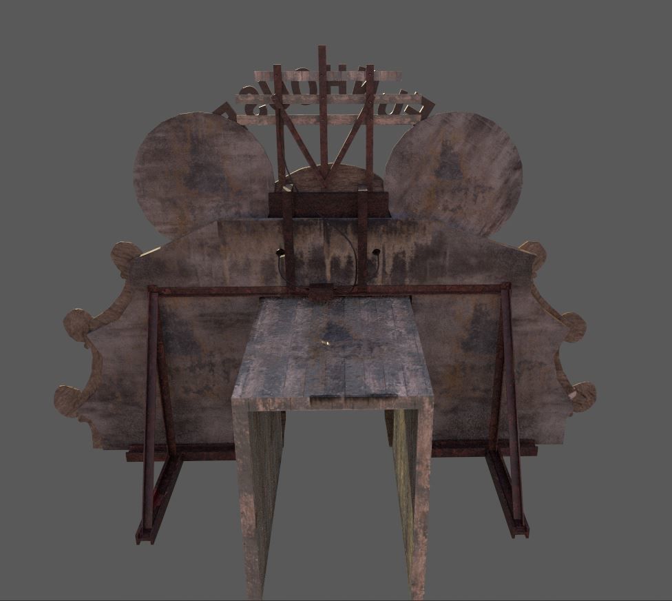 3D model Old Funhouse Entrance VR / AR / low-poly | CGTrader