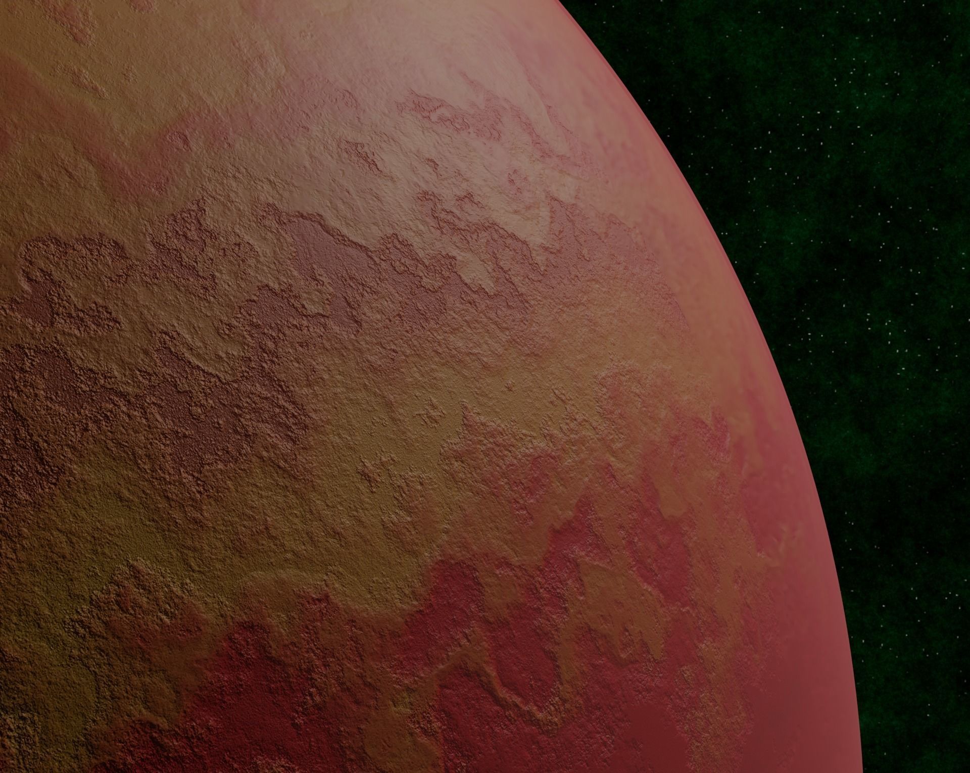 3D model Red gas giant 1 VR / AR / low-poly | CGTrader