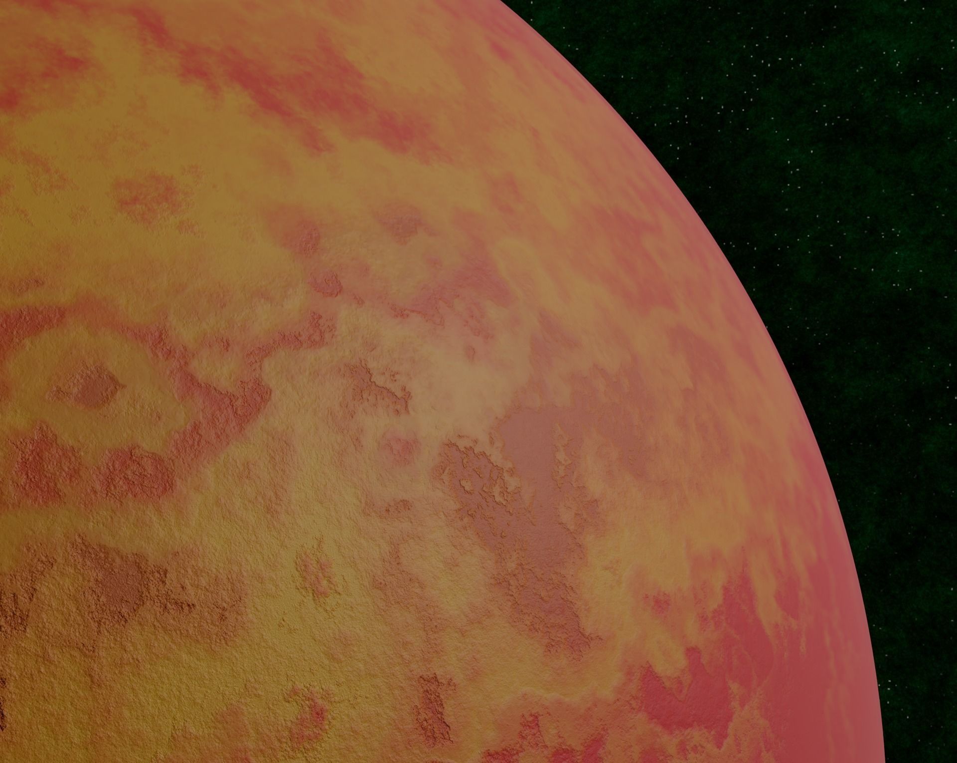 3D model Red gas giant 1 VR / AR / low-poly | CGTrader
