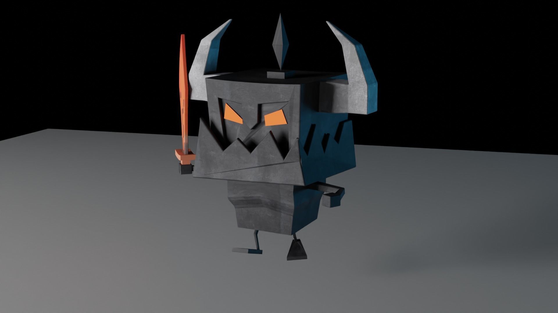 Devil Character free VR / AR / low-poly 3D model animated rigged | CGTrader
