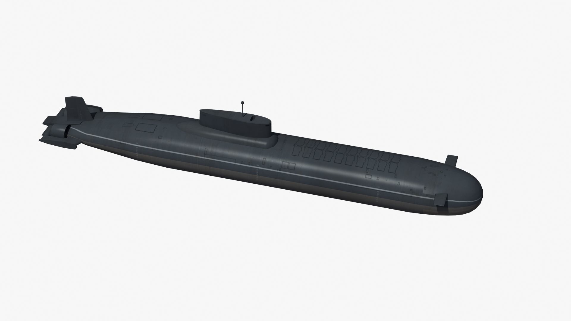 3D model Typhoon Submarine VR / AR / low-poly | CGTrader
