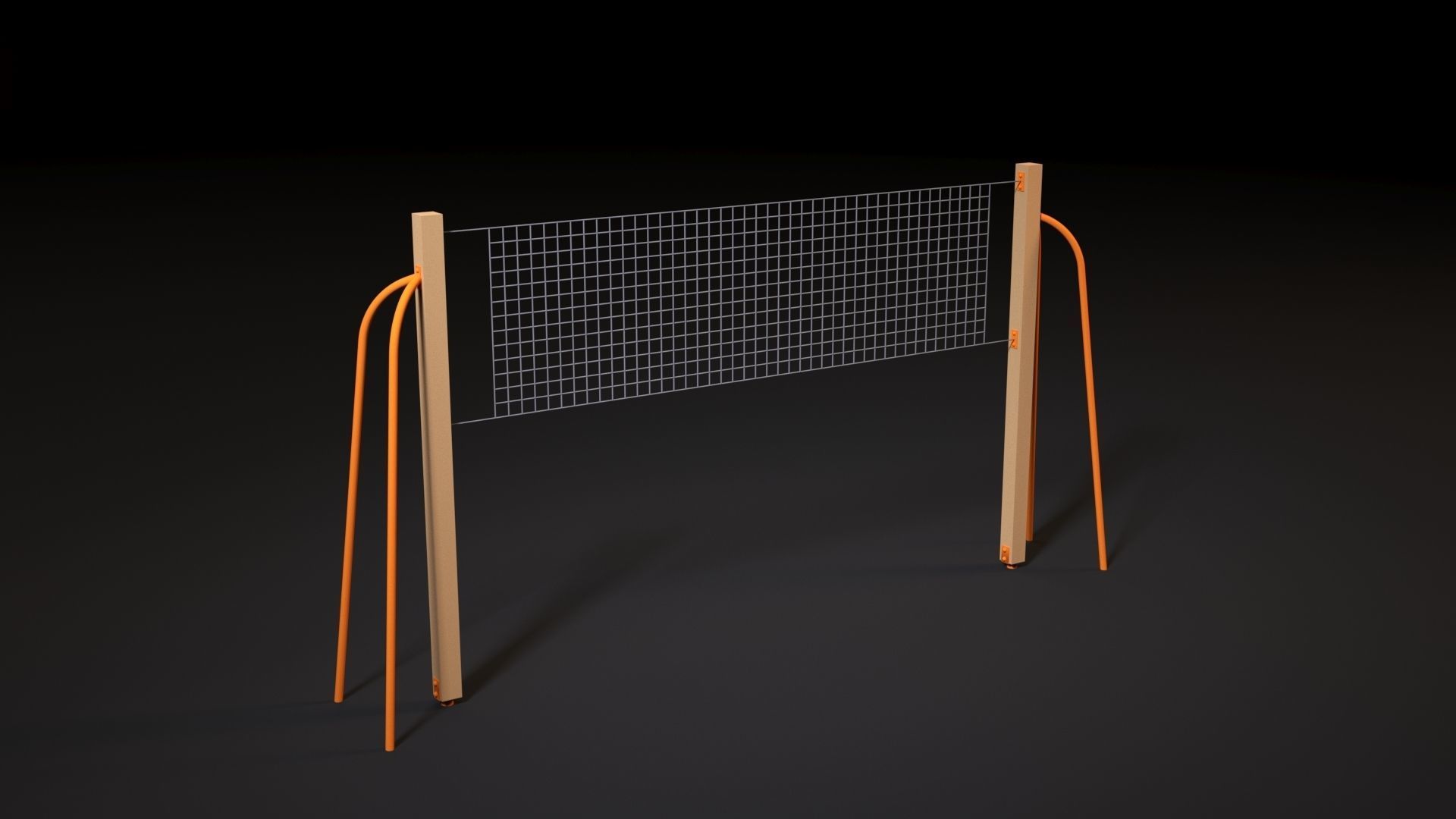 Volleyball net 3D model | CGTrader