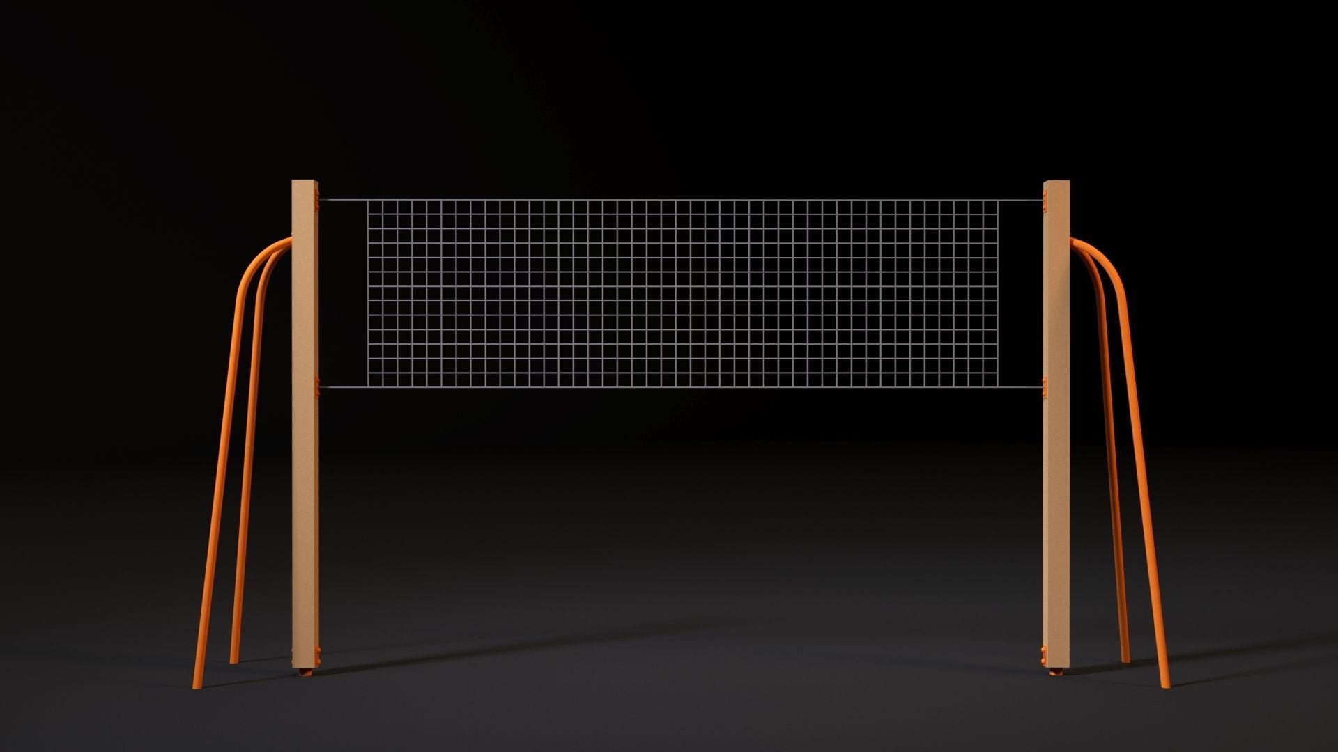 Volleyball net 3D model | CGTrader