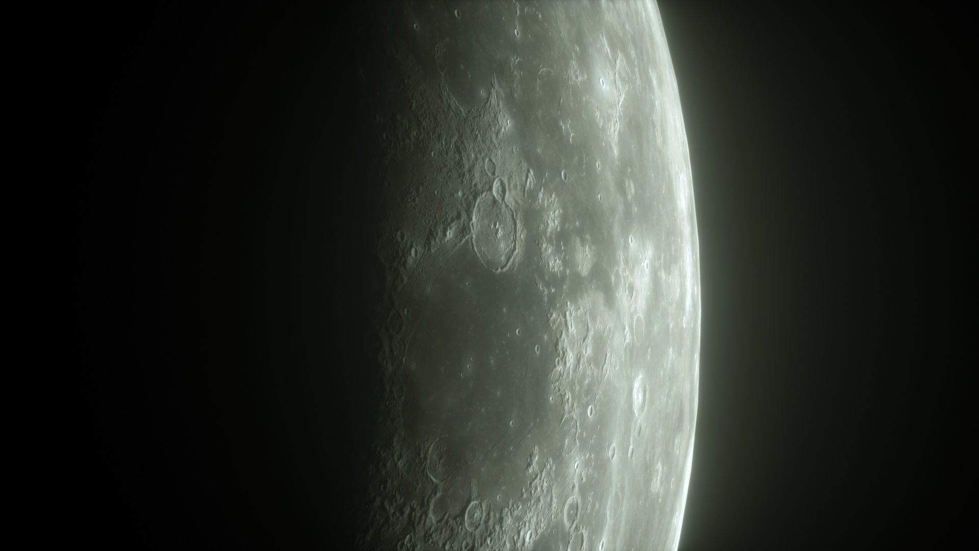 3D model Photorealistic Moon 16k textures - Low-poly 3D model VR / AR ...