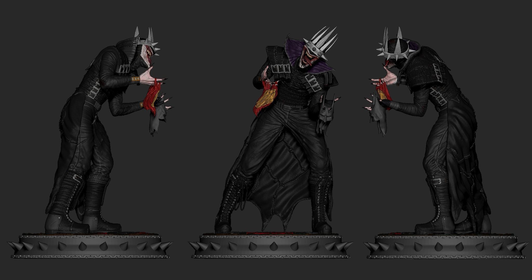 Batman Who Laughs 3D print model 3D model 3D printable | CGTrader